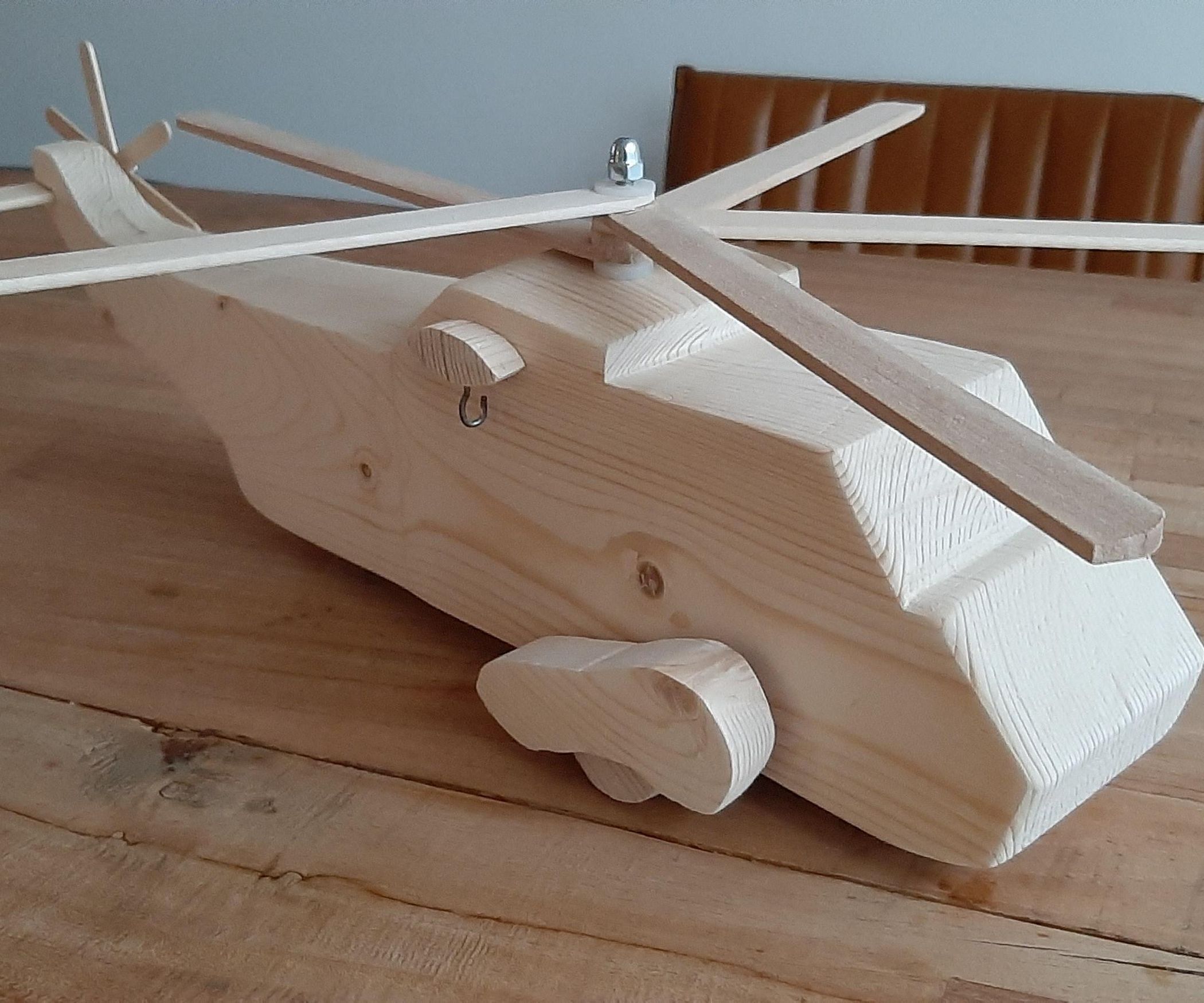 Wooden Helicopter : 6 Steps - Instructables