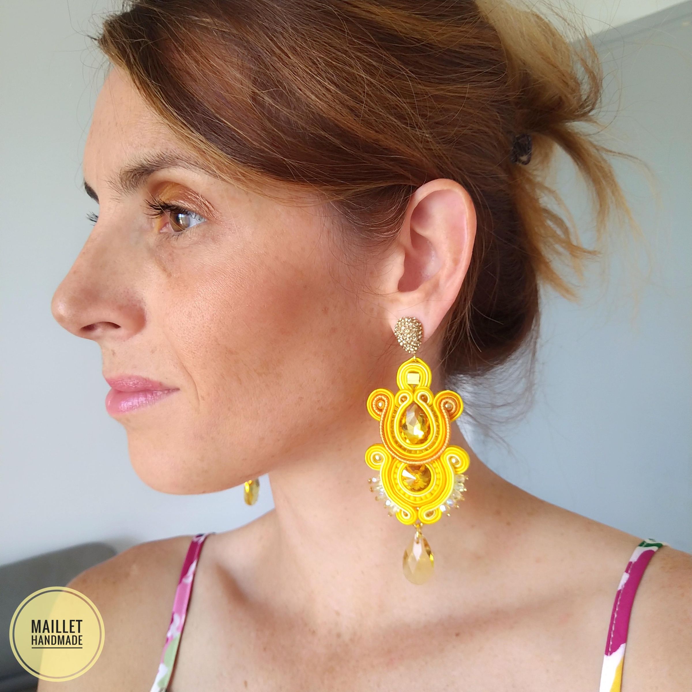 TOTAL YELLOW Drop Earrings : 9 Steps (with Pictures) - Instructables
