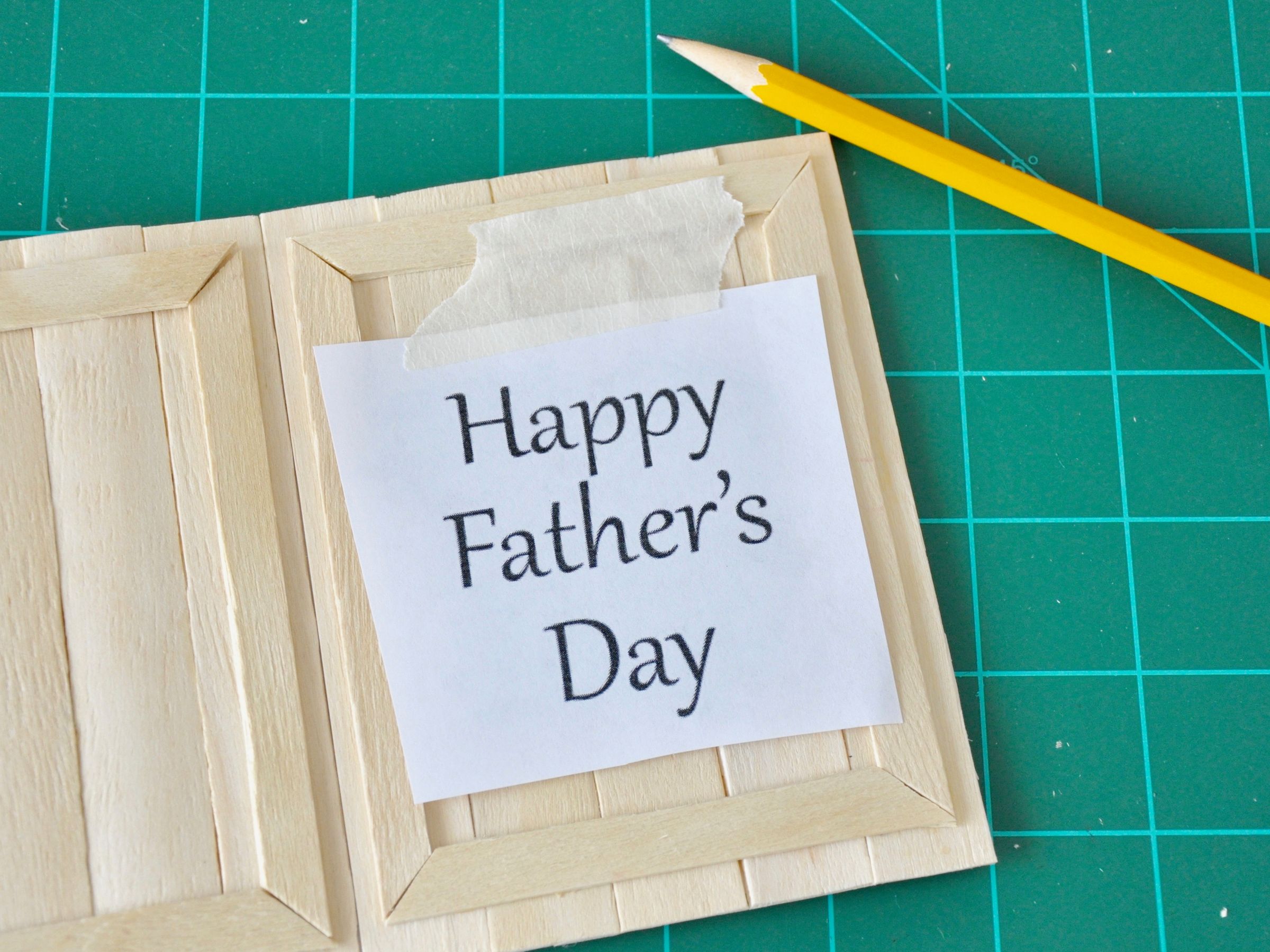 Popsicle Stick Greeting Card : 14 Steps (with Pictures) - Instructables