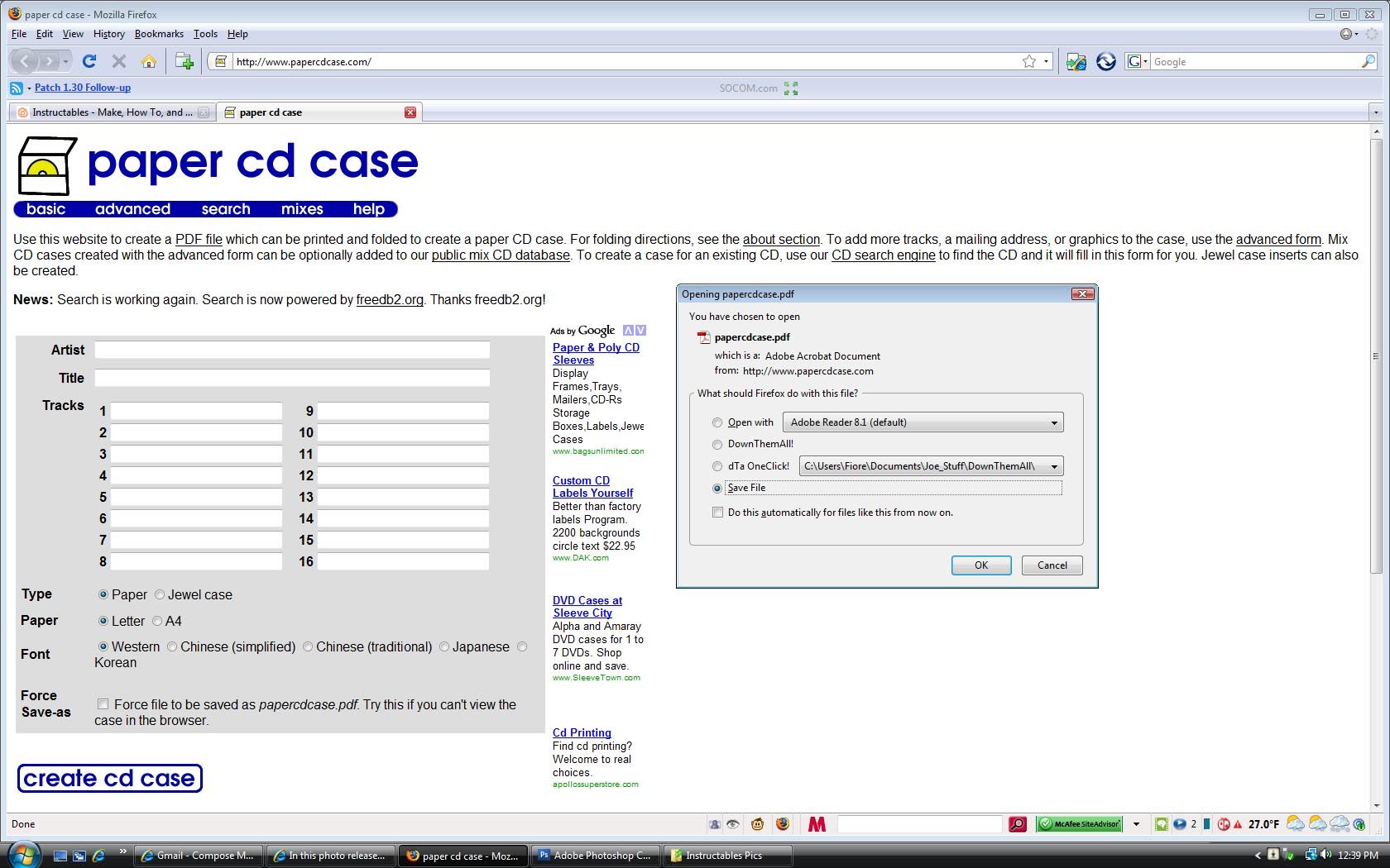 A More Customizable Paper CD or DVD Case : 8 Steps - Instructables