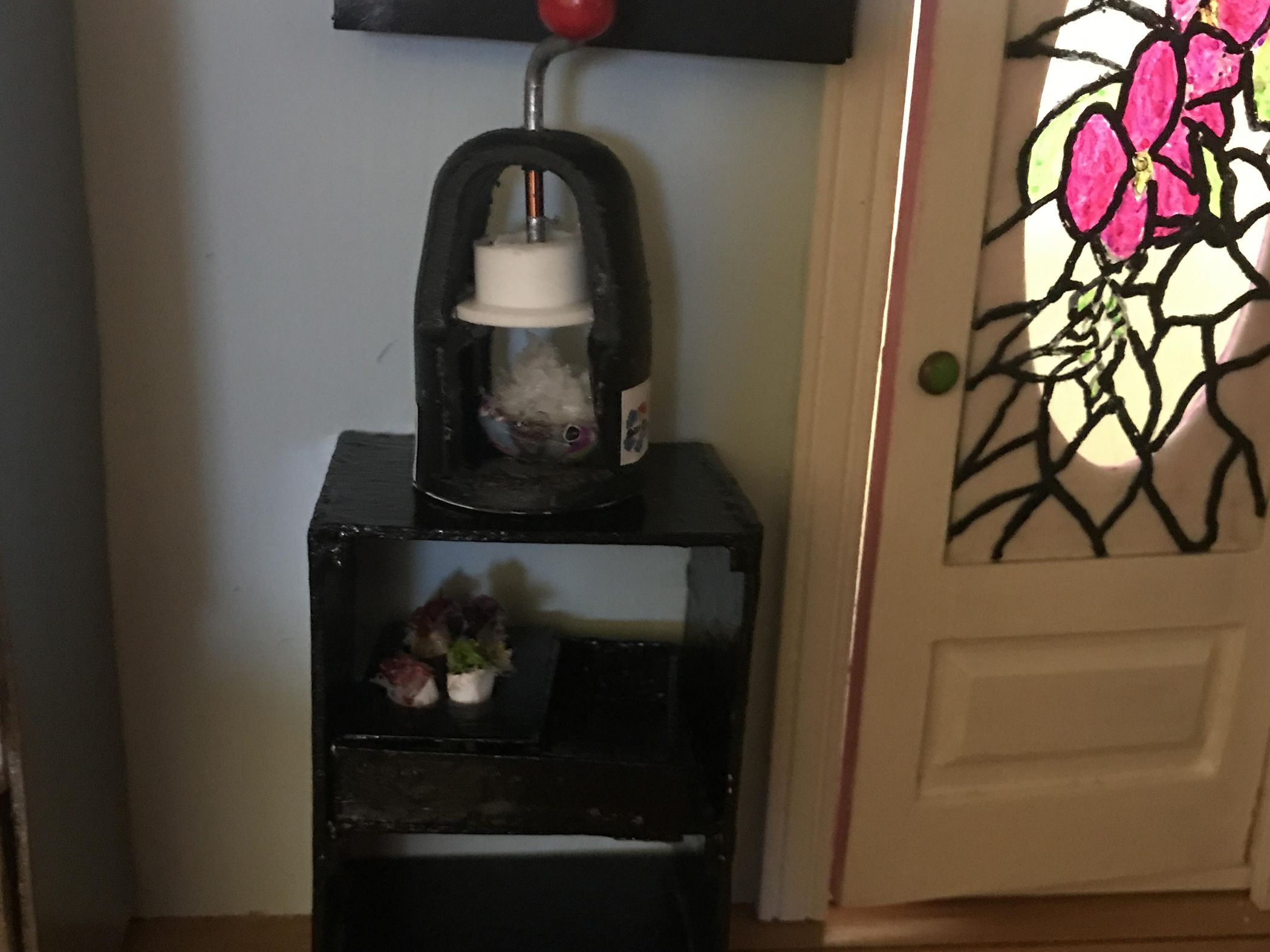 Working Miniature Shave Ice Machine From a Mop Head, Electrical Wire ...