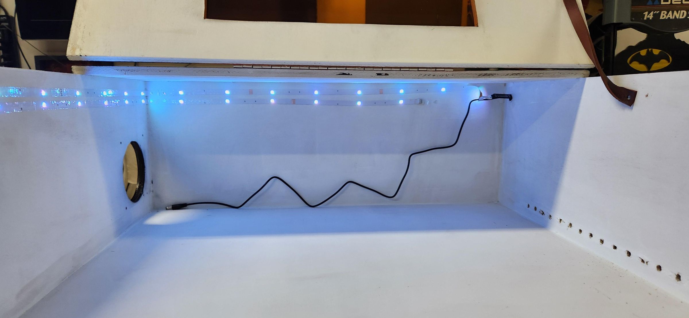 Plywood and Acrylic Laser Enclosure With Exhaust Fan and LED Lights ...