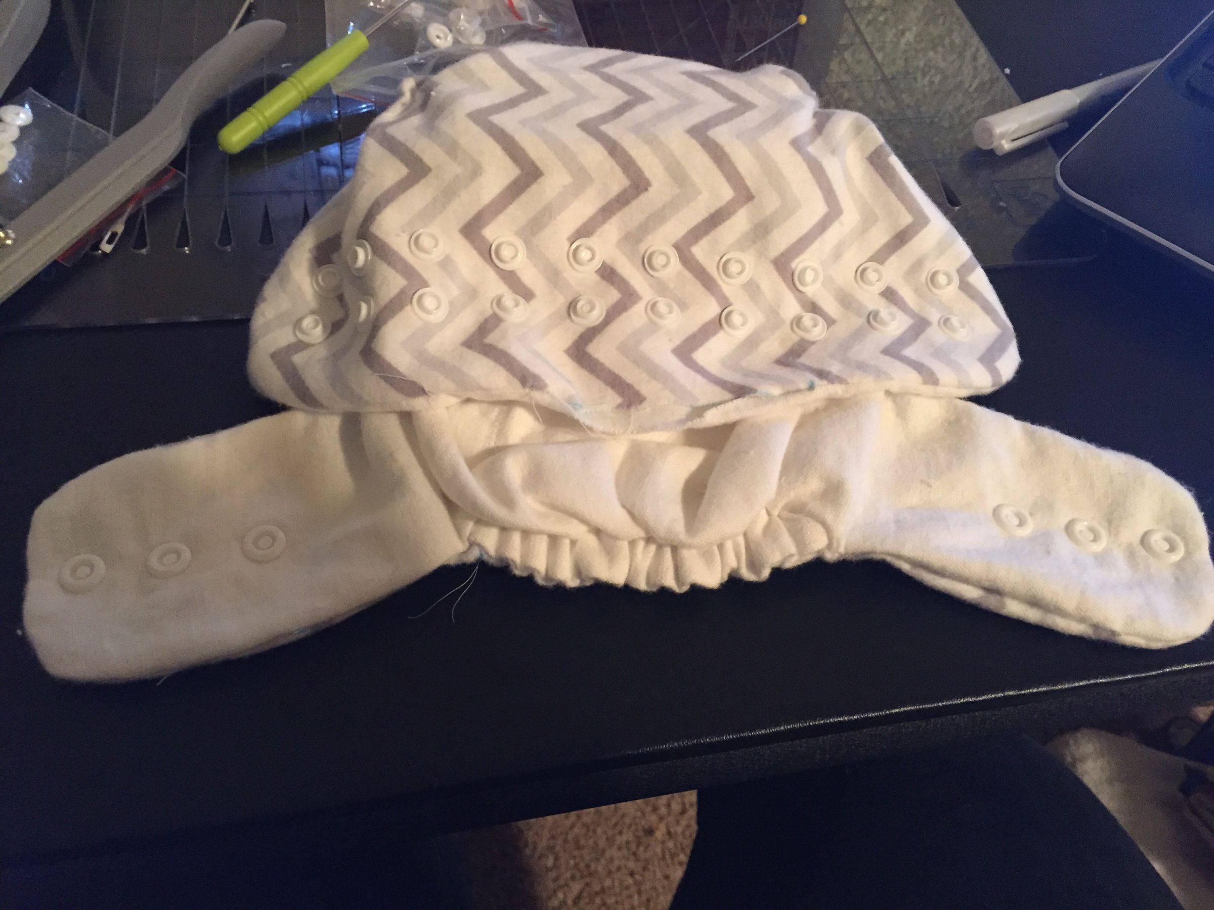 How to Make a Fitted Cloth Diaper With Snaps : 19 Steps (with Pictures ...