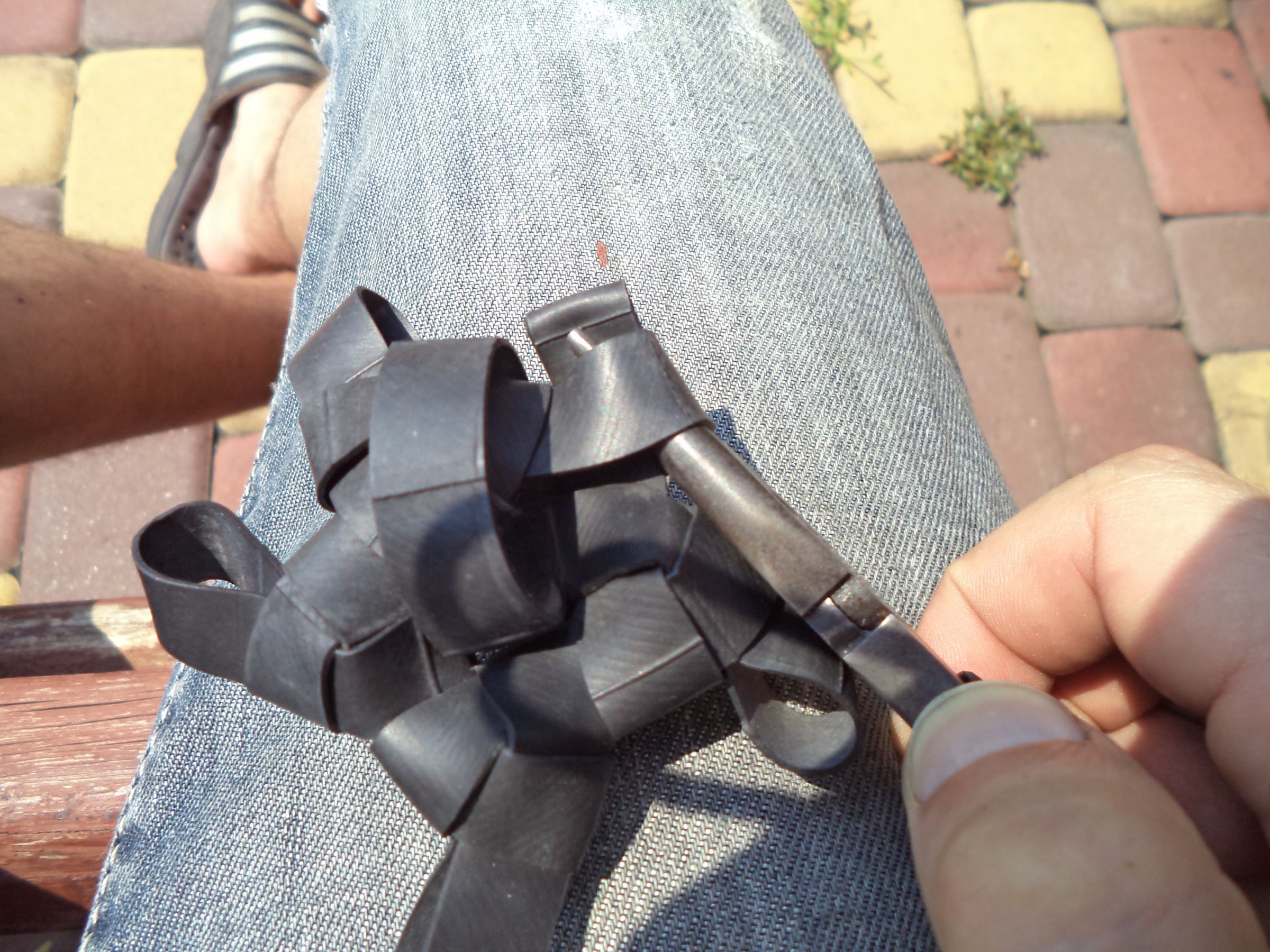 Dodeca Rubber Fidget Ball From Inner Tubes : 13 Steps (with Pictures) - Instructables