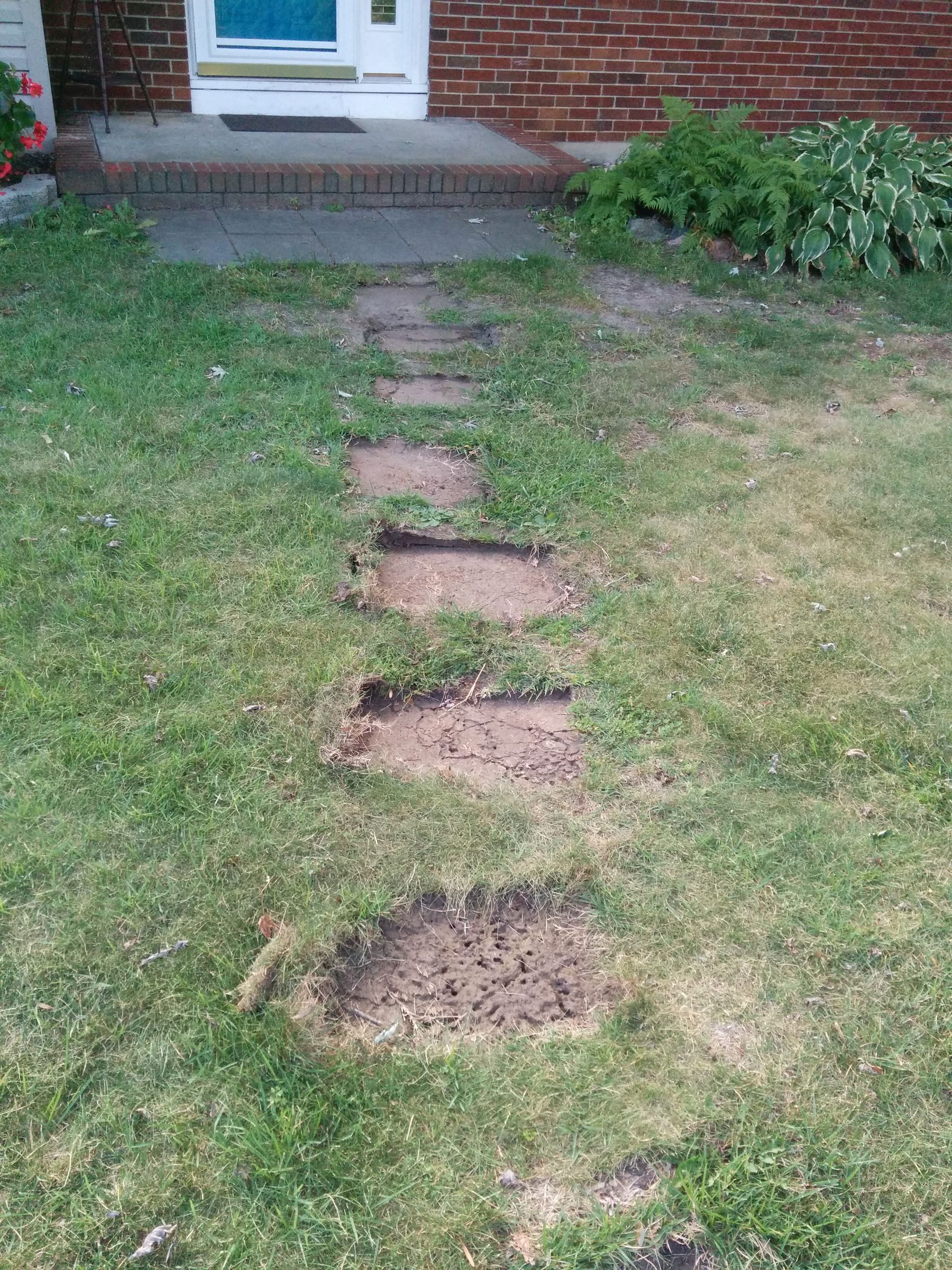 Improve Your Yard! Make a Brick and Stone Walkway : 6 Steps (with ...