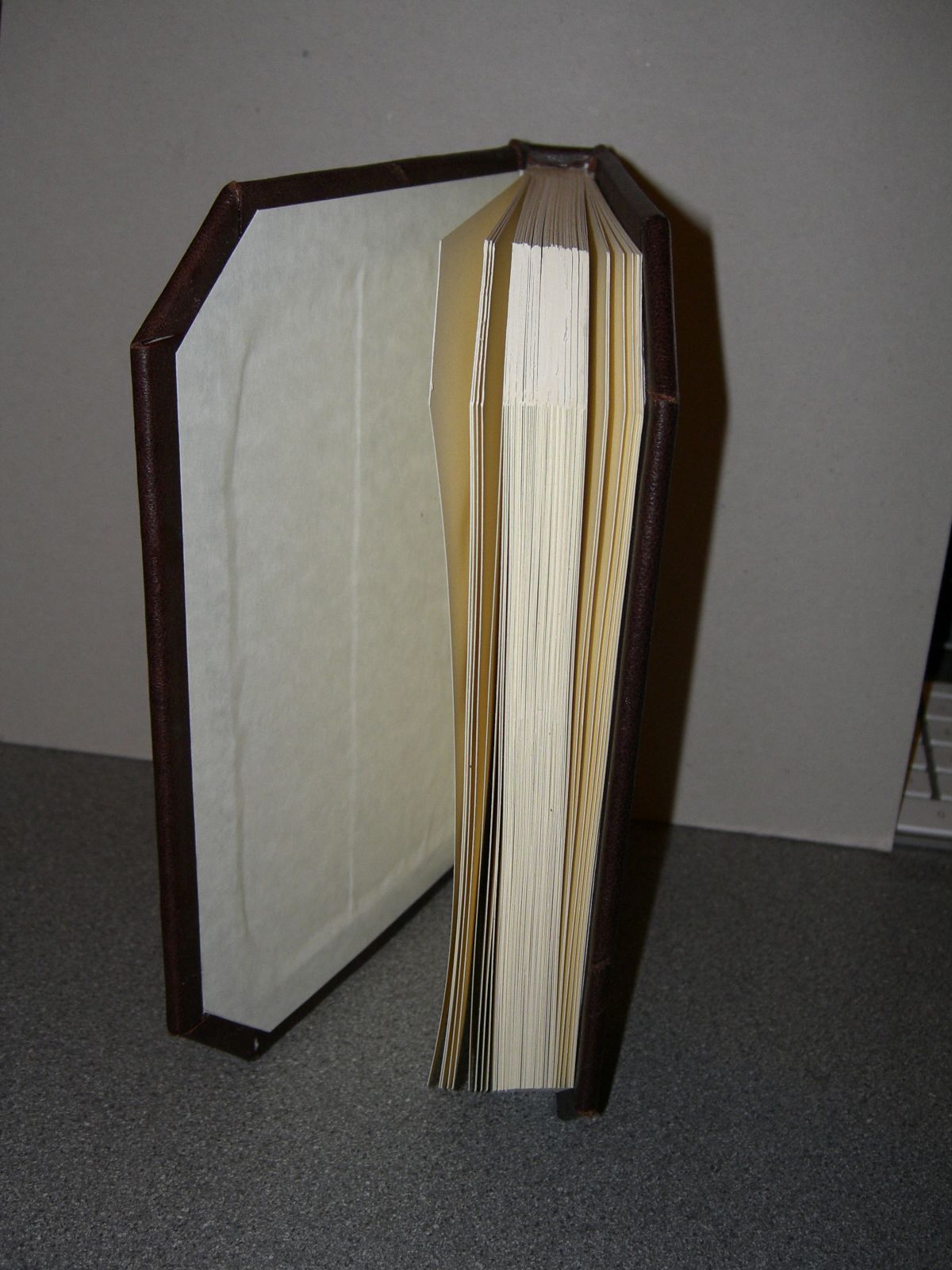 Simple Leather Book Binding Using Power Tools! BSG Edition. : 10 Steps ...