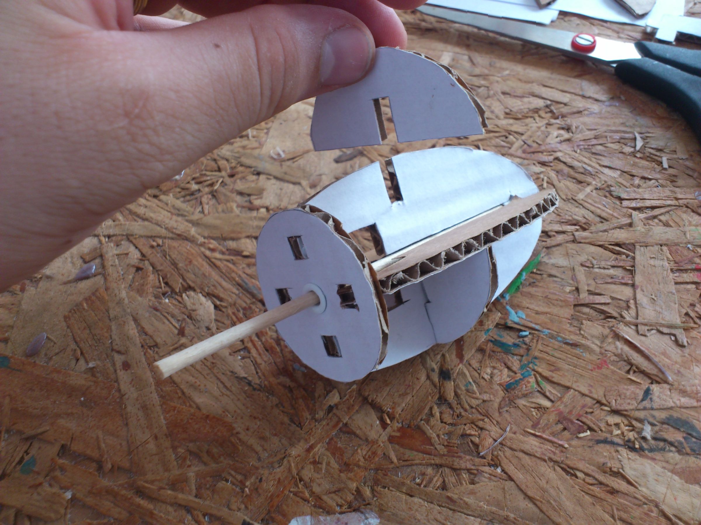 Cardboard Wind Generator for Models : 5 Steps (with Pictures ...