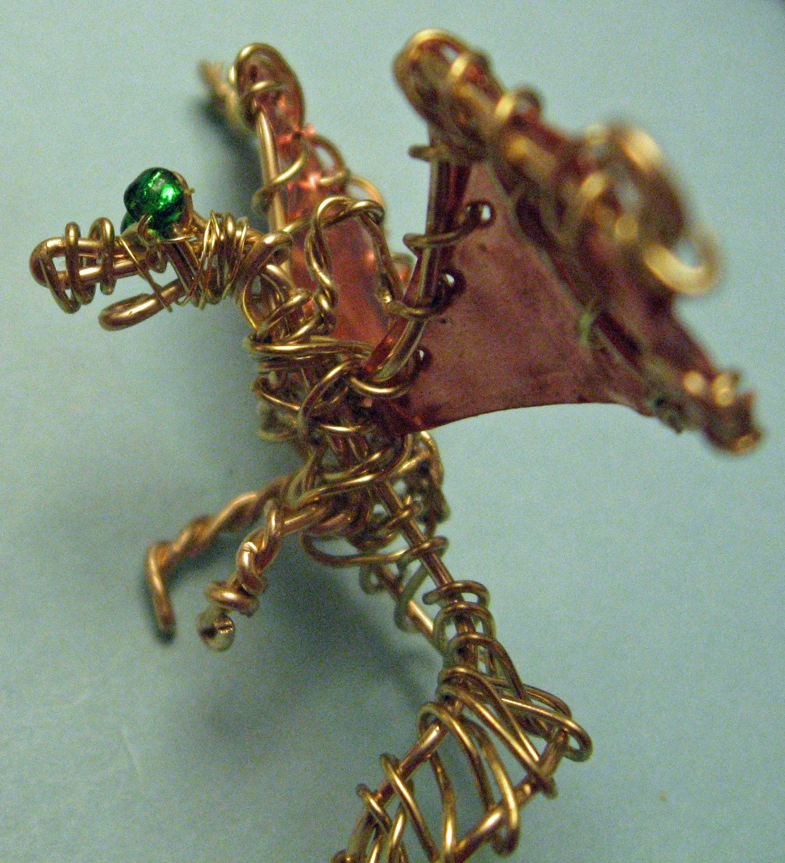 Wire-wrap Dragon Pendant With Foil Wings : 8 Steps (with Pictures ...