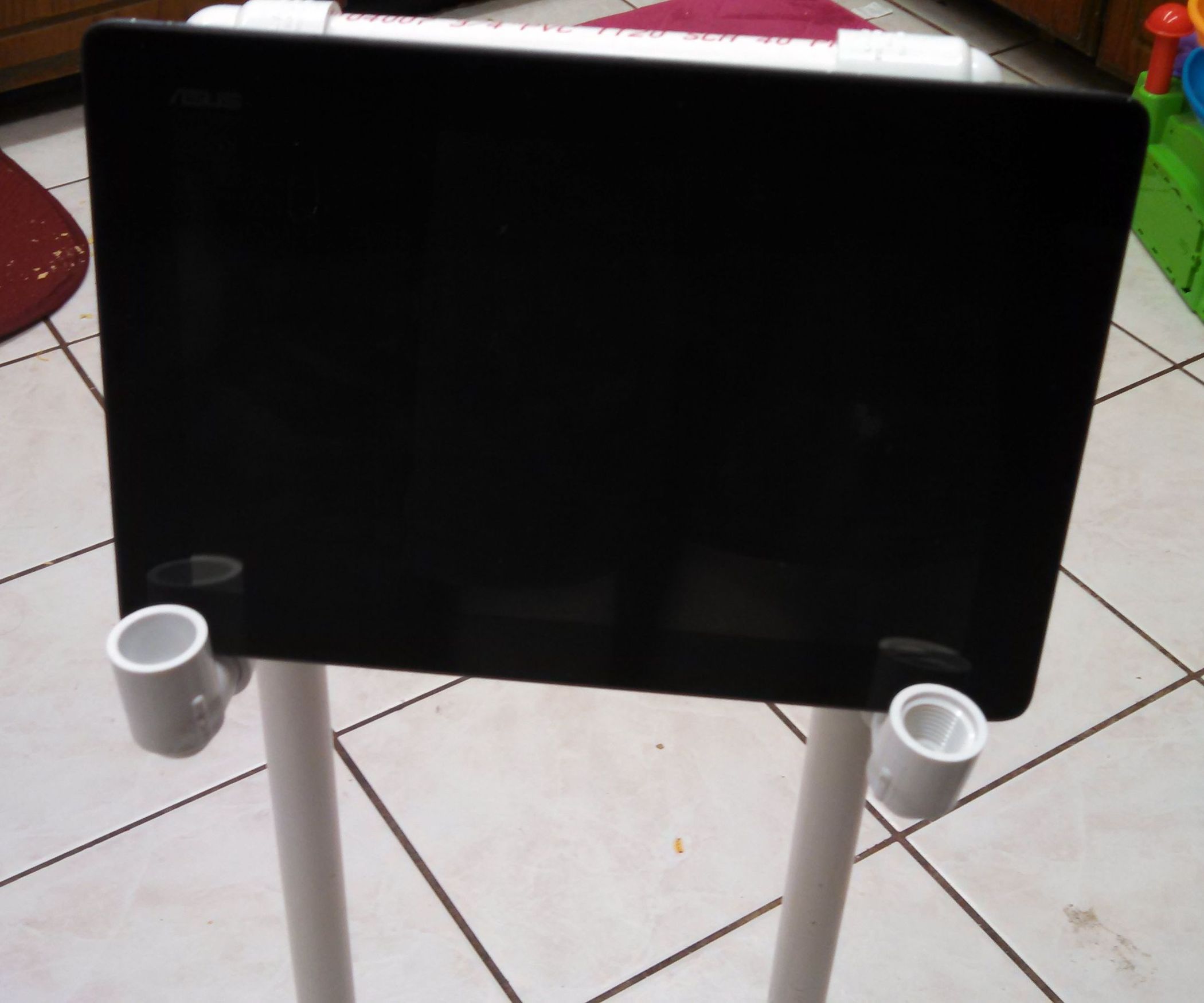 PVC Backseat Tablet Stand : 5 Steps - Instructables