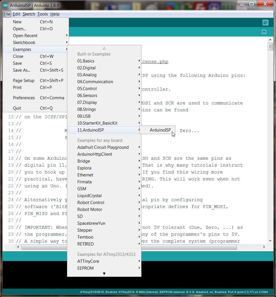 ATtiny Programmer for Arduino Uno | Trybotics
