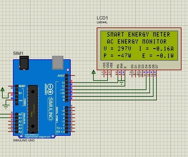 Smart Enery Meter (AC Current) on Proteus : 6 Steps - Instructables