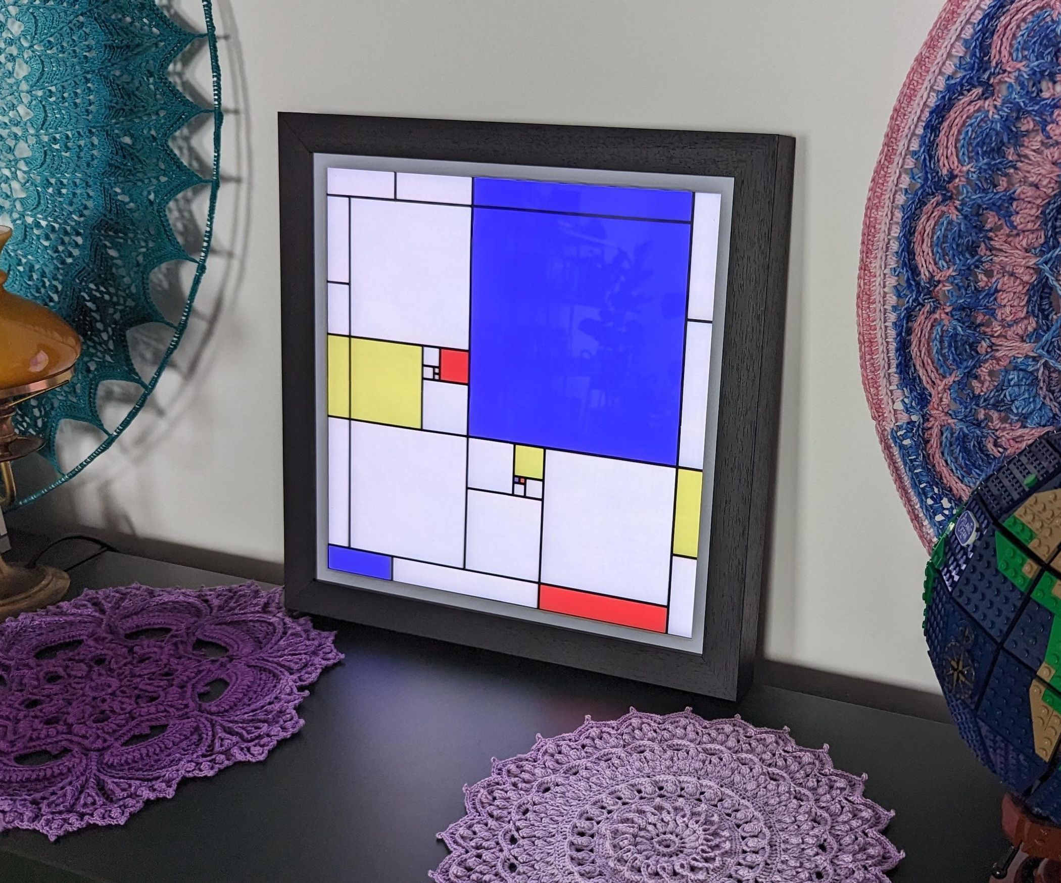 Fibonacci Mondrian Clock : 10 Steps (with Pictures) - Instructables