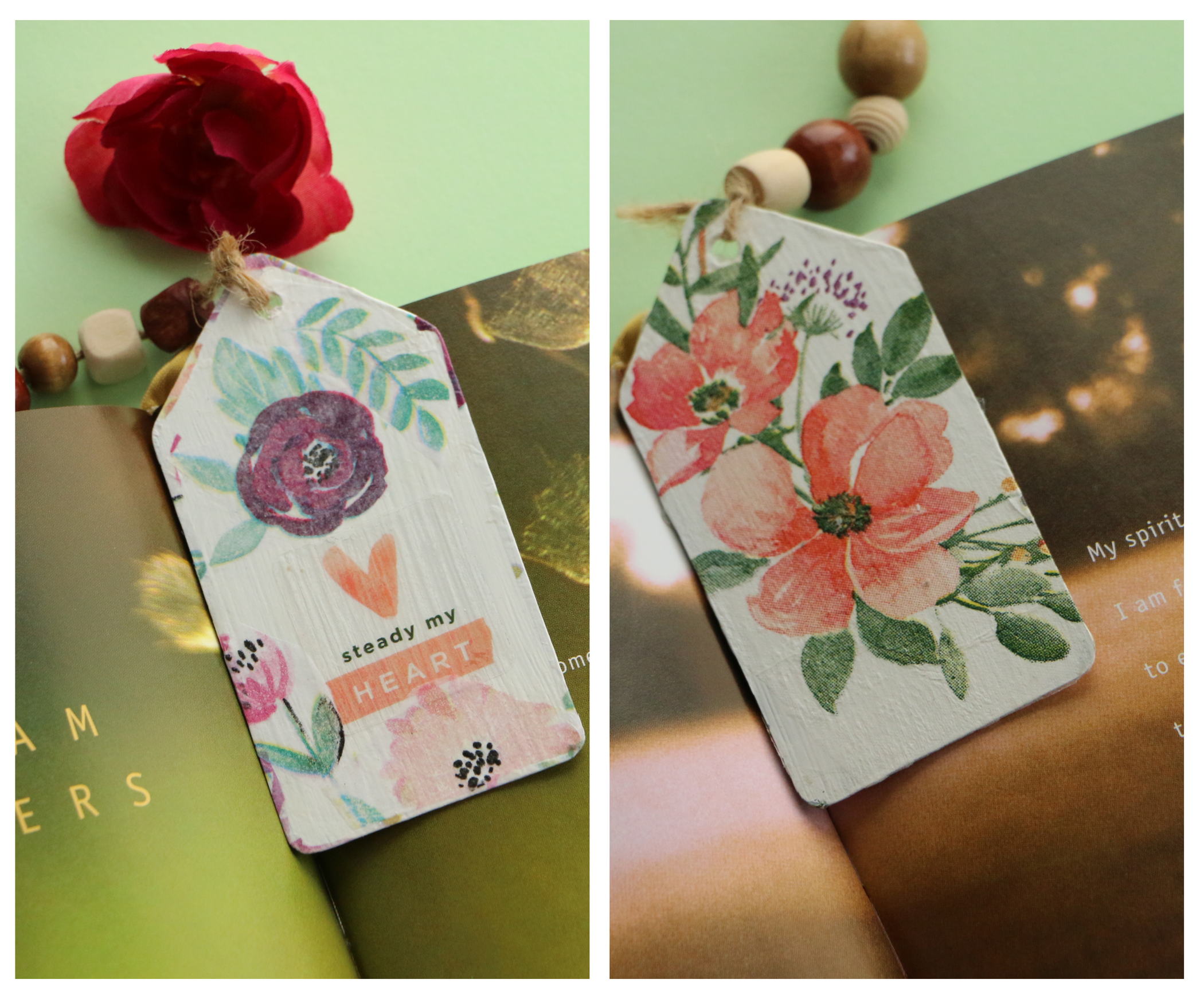 How to Make Decoupage Bookmarks Using Metal Tags : 4 Steps - Instructables