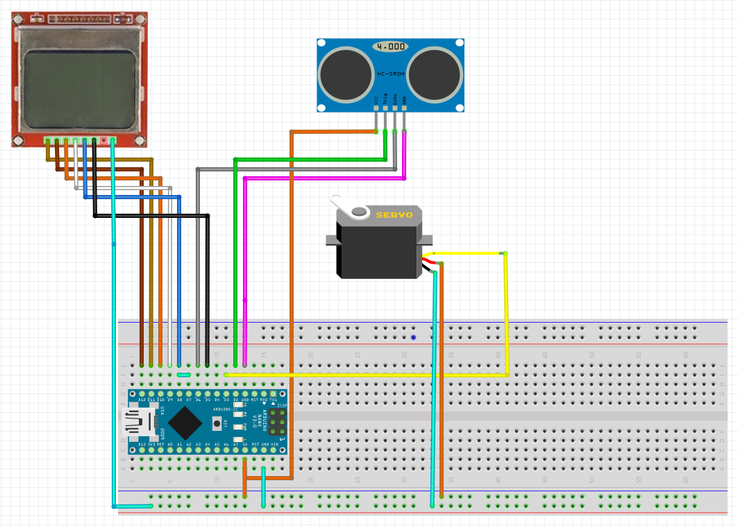 ARDUINO SONAR /w Servo and Hc-sr04 : 4 Steps (with Pictures ...