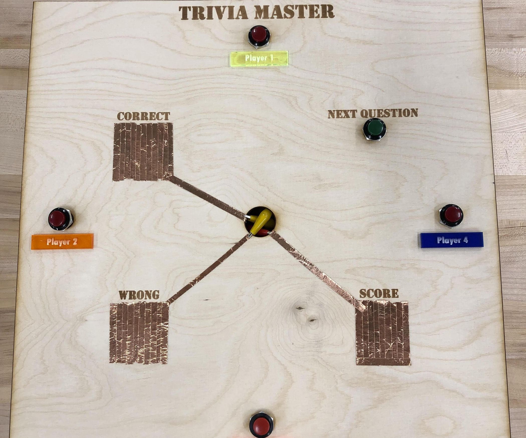 4 Player Interactive Trivia Board Game : 5 Steps - Instructables