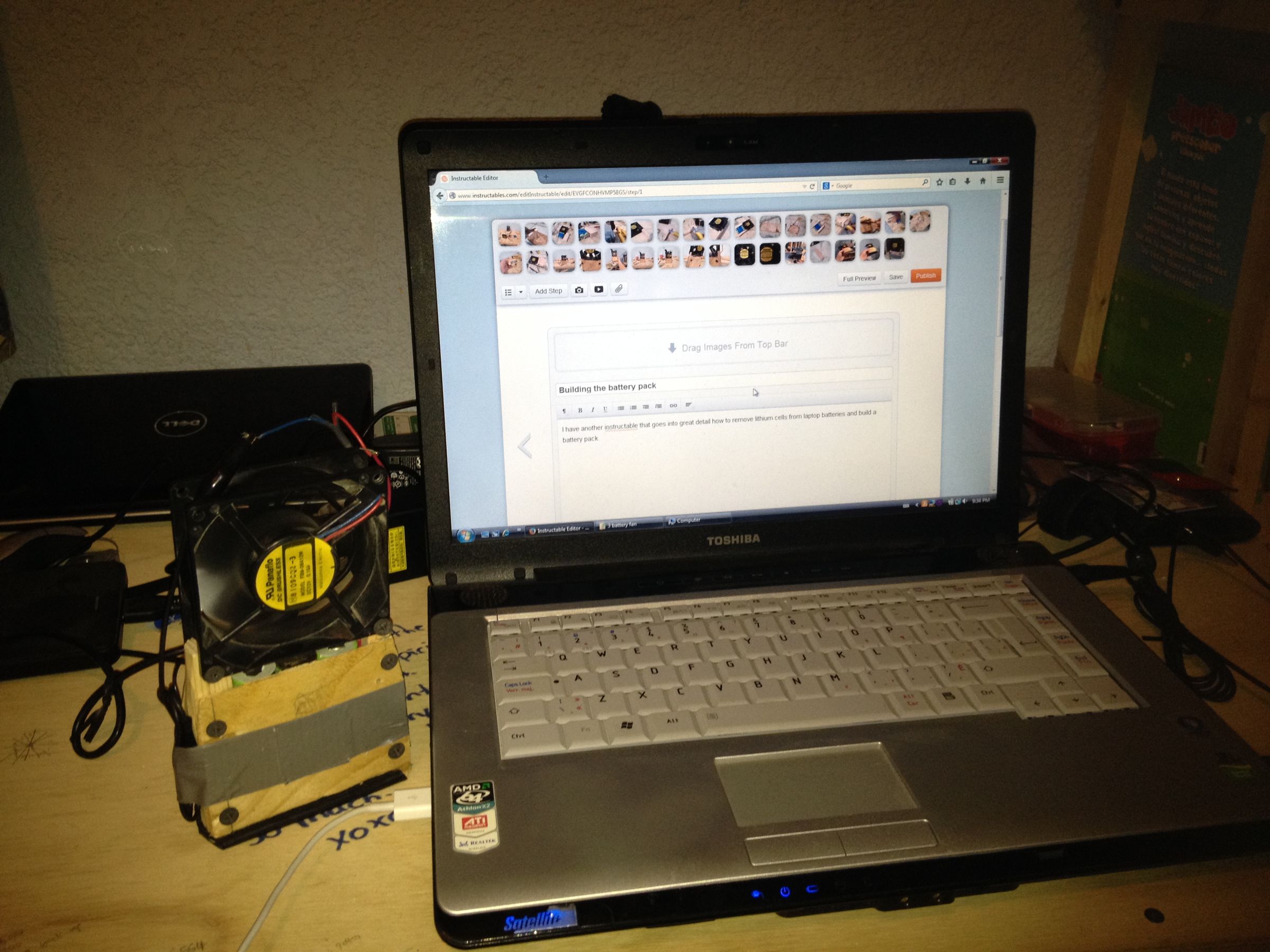 Free Battery Powered Fan With 20 Hour Life : 4 Steps - Instructables