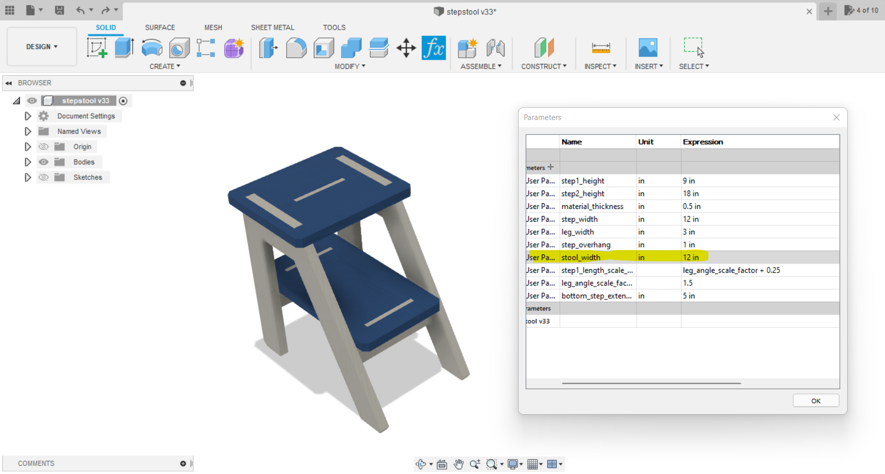 Sturdy CNC Plywood Step Stool : 12 Steps (with Pictures) - Instructables