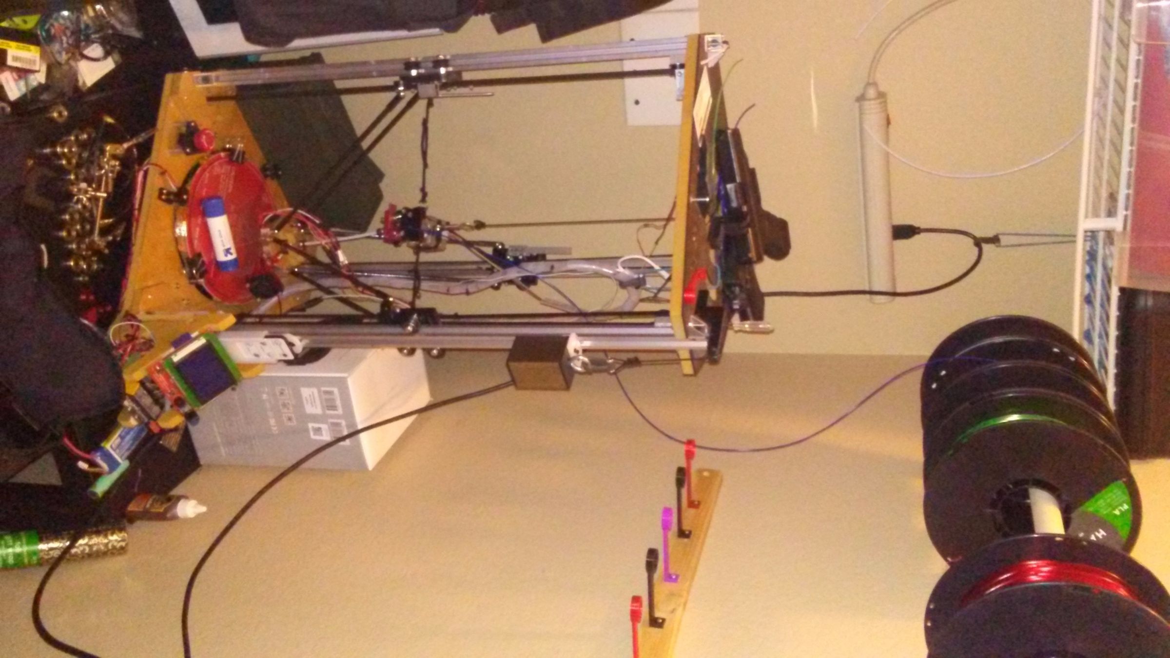Expanded Spool Holder, Filament Guide, & Spool Hub : 4 Steps (with ...