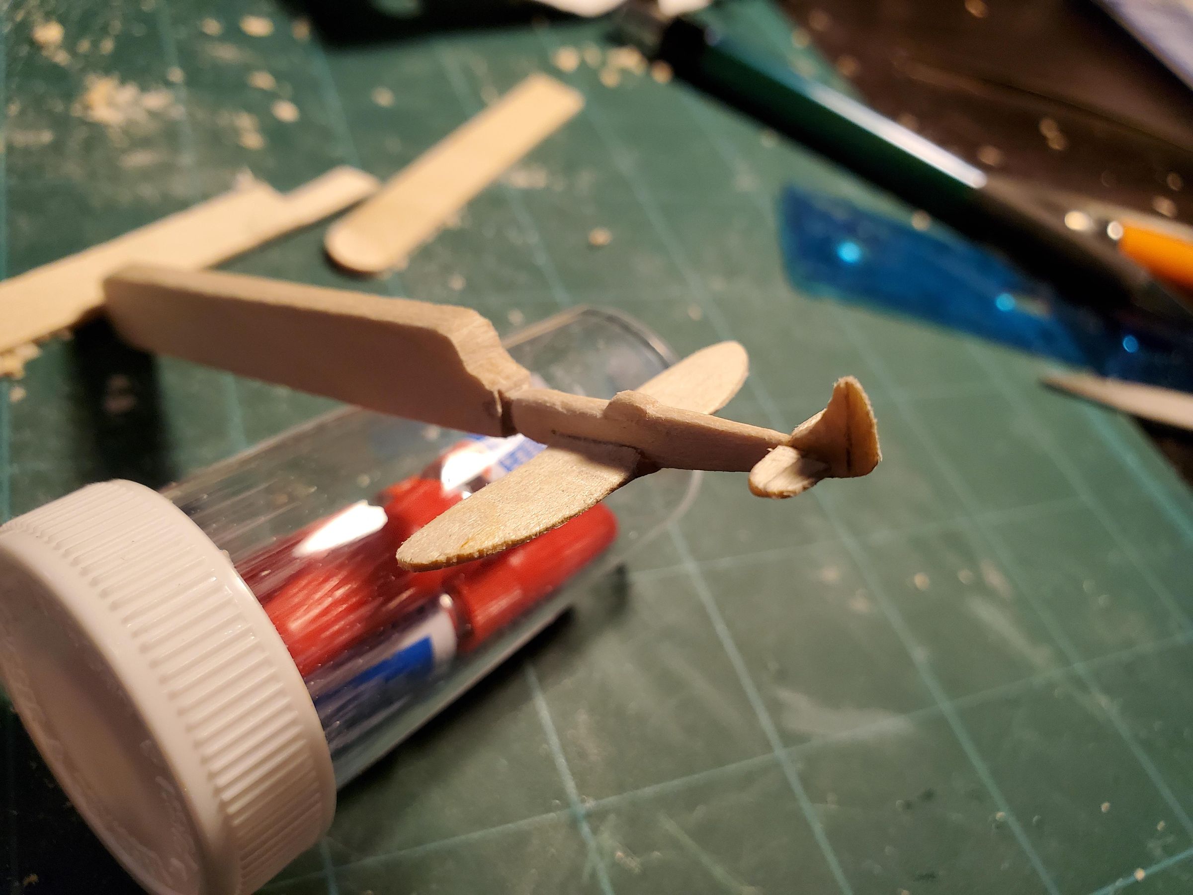 Turning Popsicle Sticks Into One of the Most Iconic WW2 Planes Ever ...