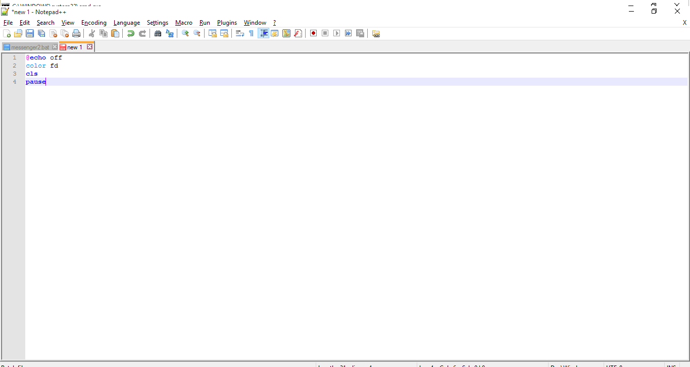 How to Make a Batch Messeger : 4 Steps - Instructables