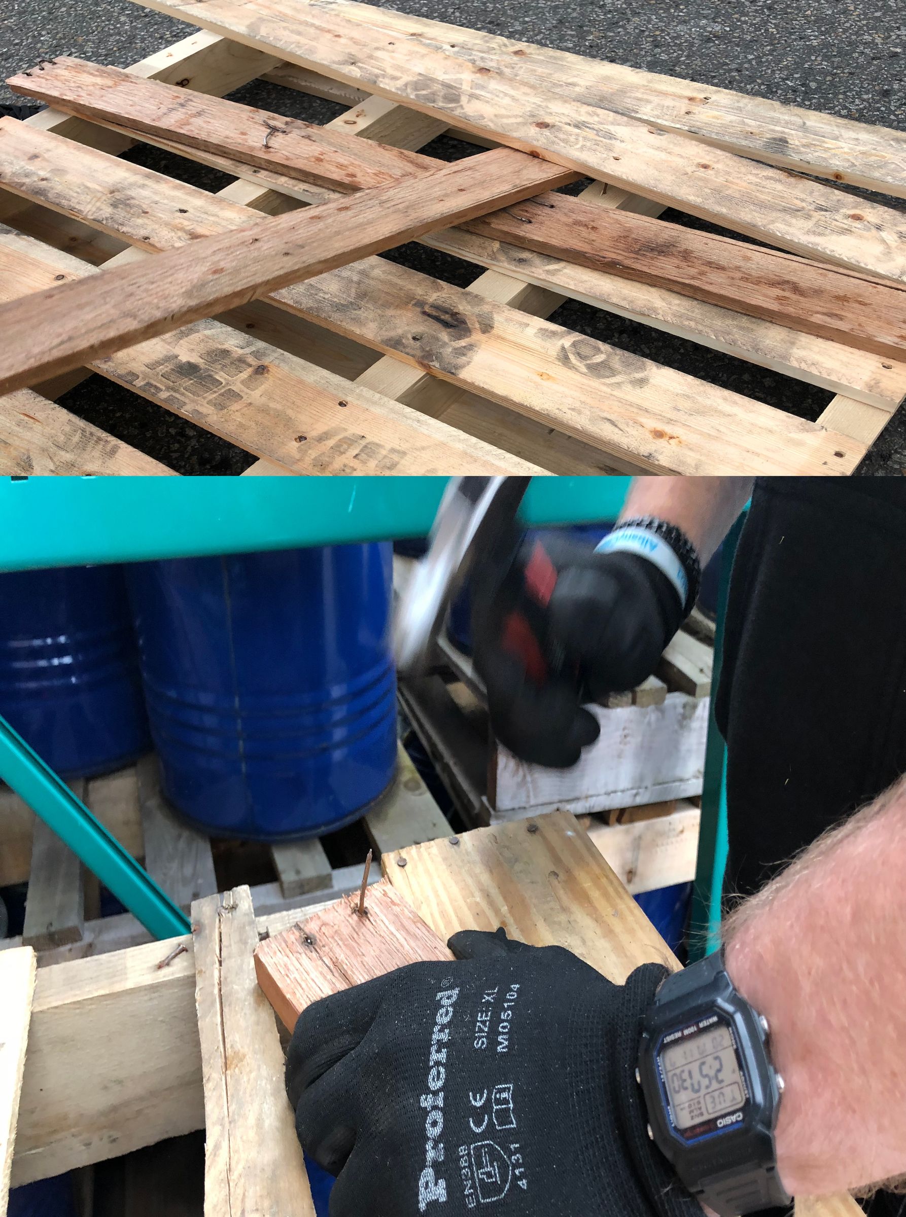 Threaded Rod Pallet Shelf : 6 Steps (with Pictures) - Instructables