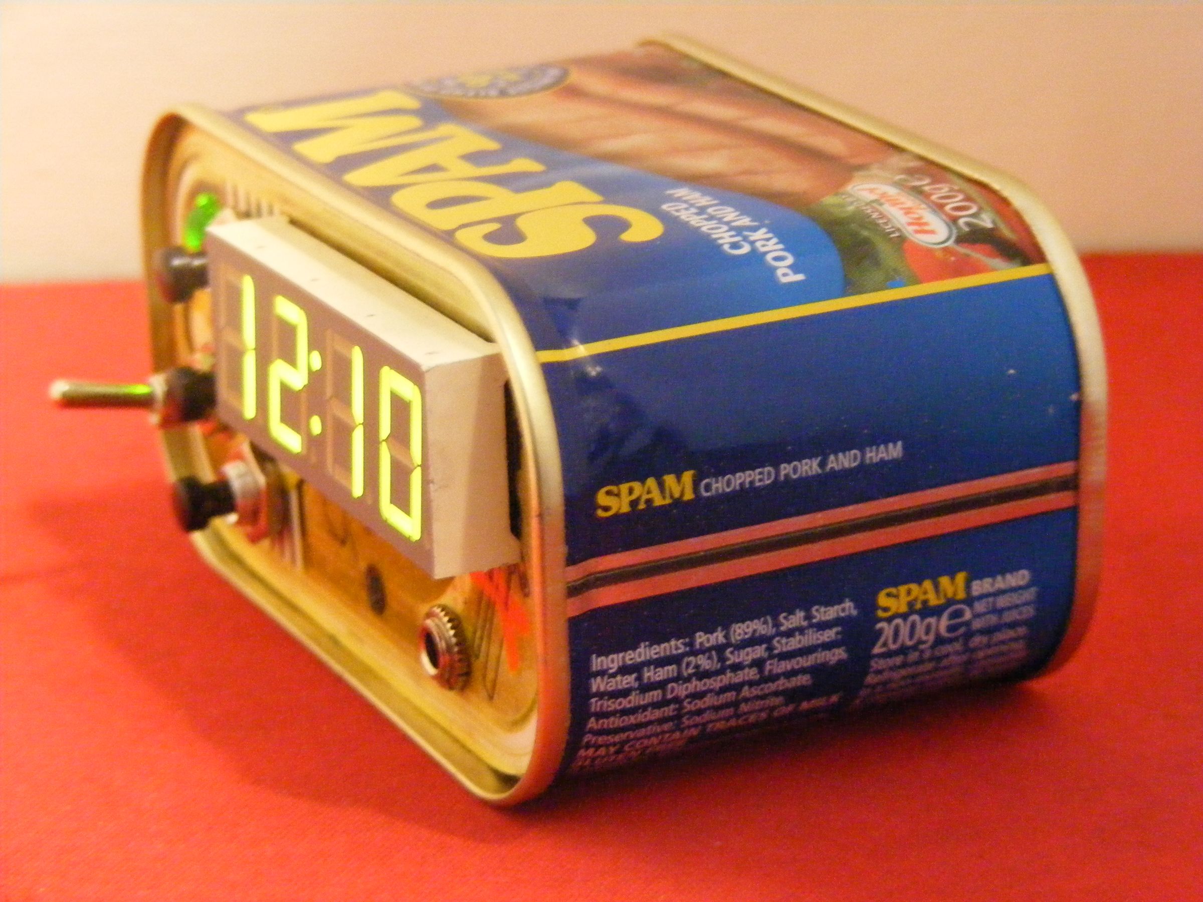 Spam Alarm Clock : 13 Steps (with Pictures) - Instructables