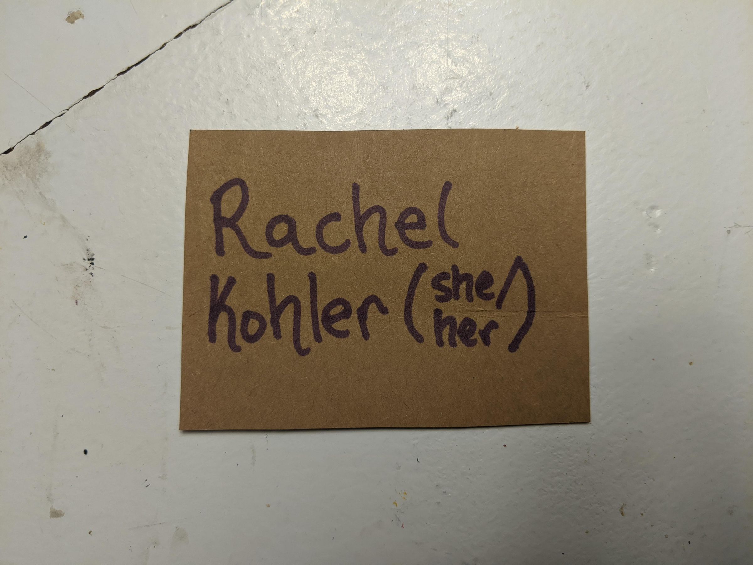 Paperboard Nametag (with Pronouns!) : 15 Steps - Instructables
