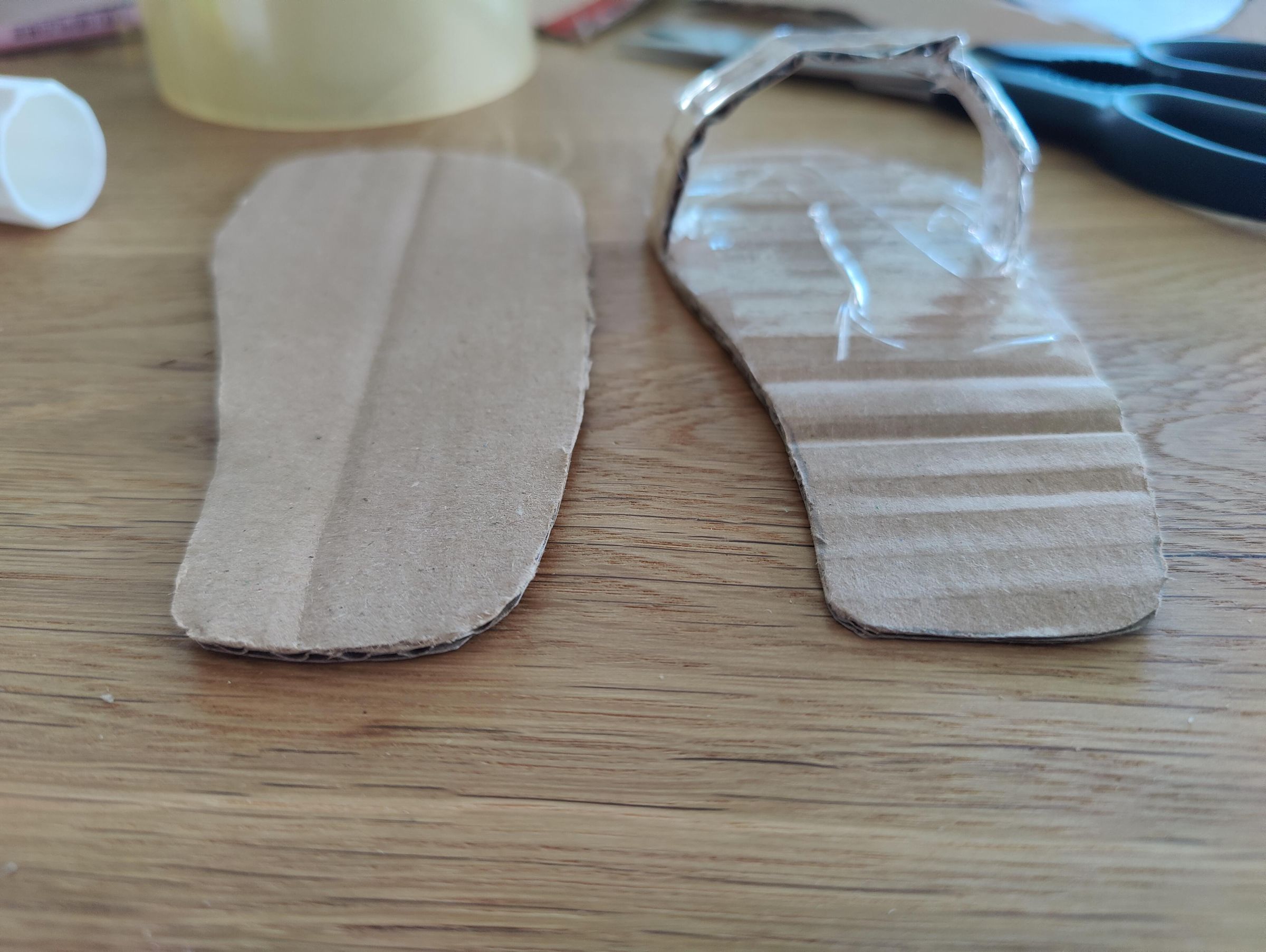 Cardboard Slippers : 5 Steps - Instructables