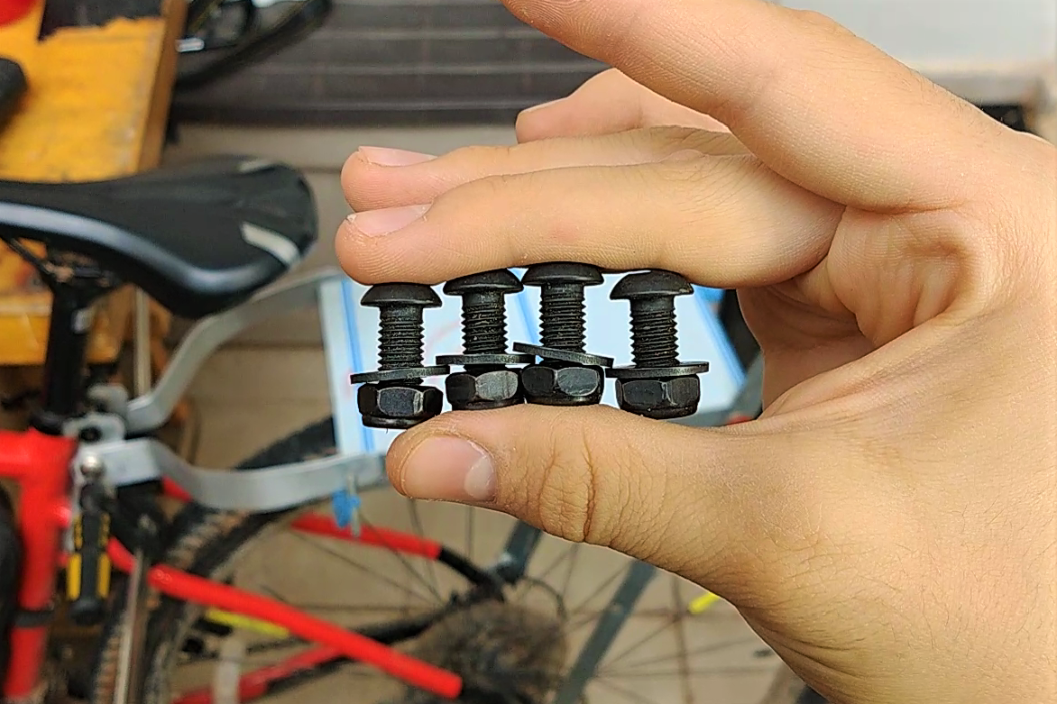 DIY Bike Rear Rack With a MAGNETIC U-lock Mount! (no Welding) : 16 ...