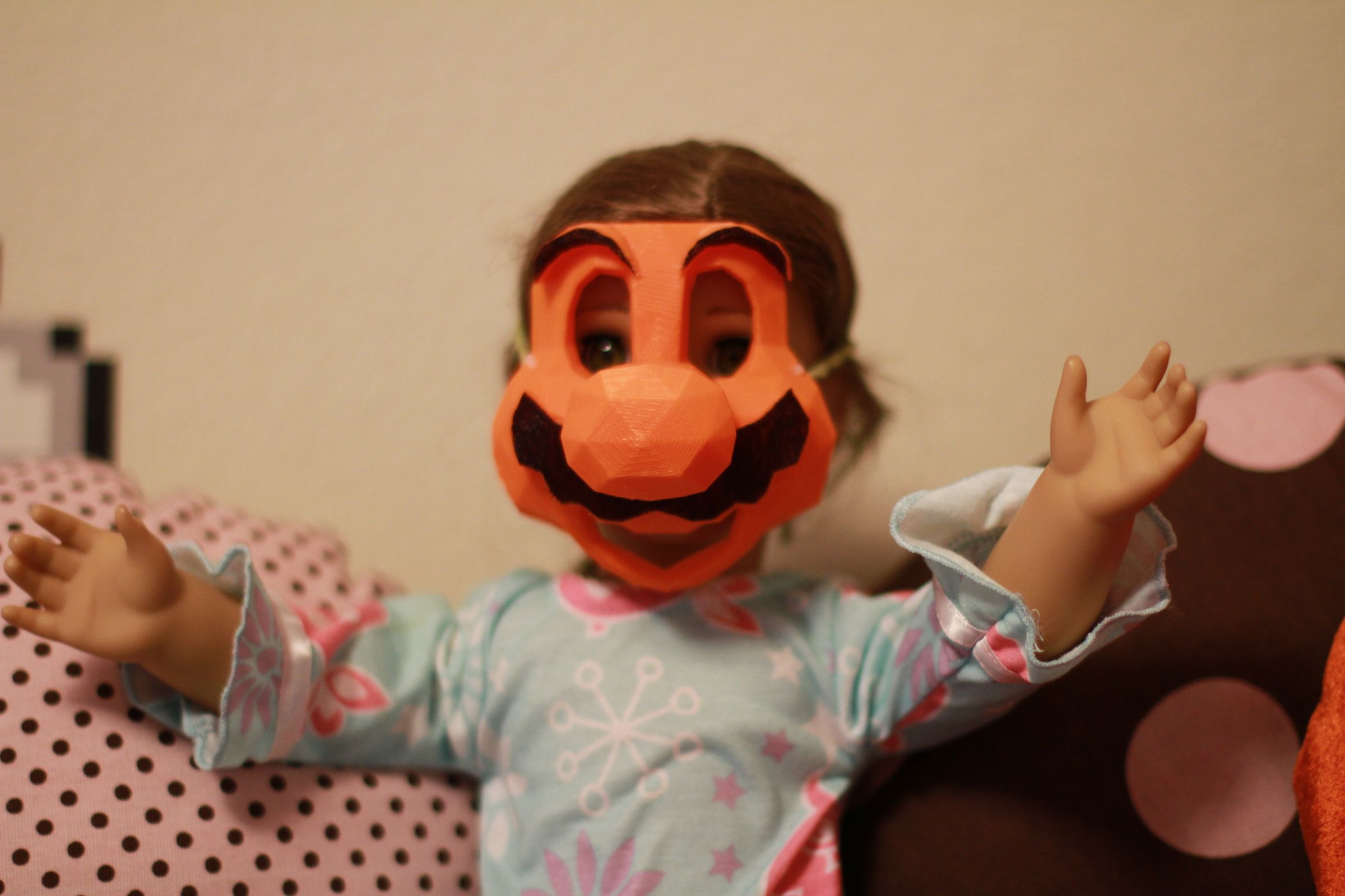 3D Printable 16 Bit Plumber Mask - Instructables