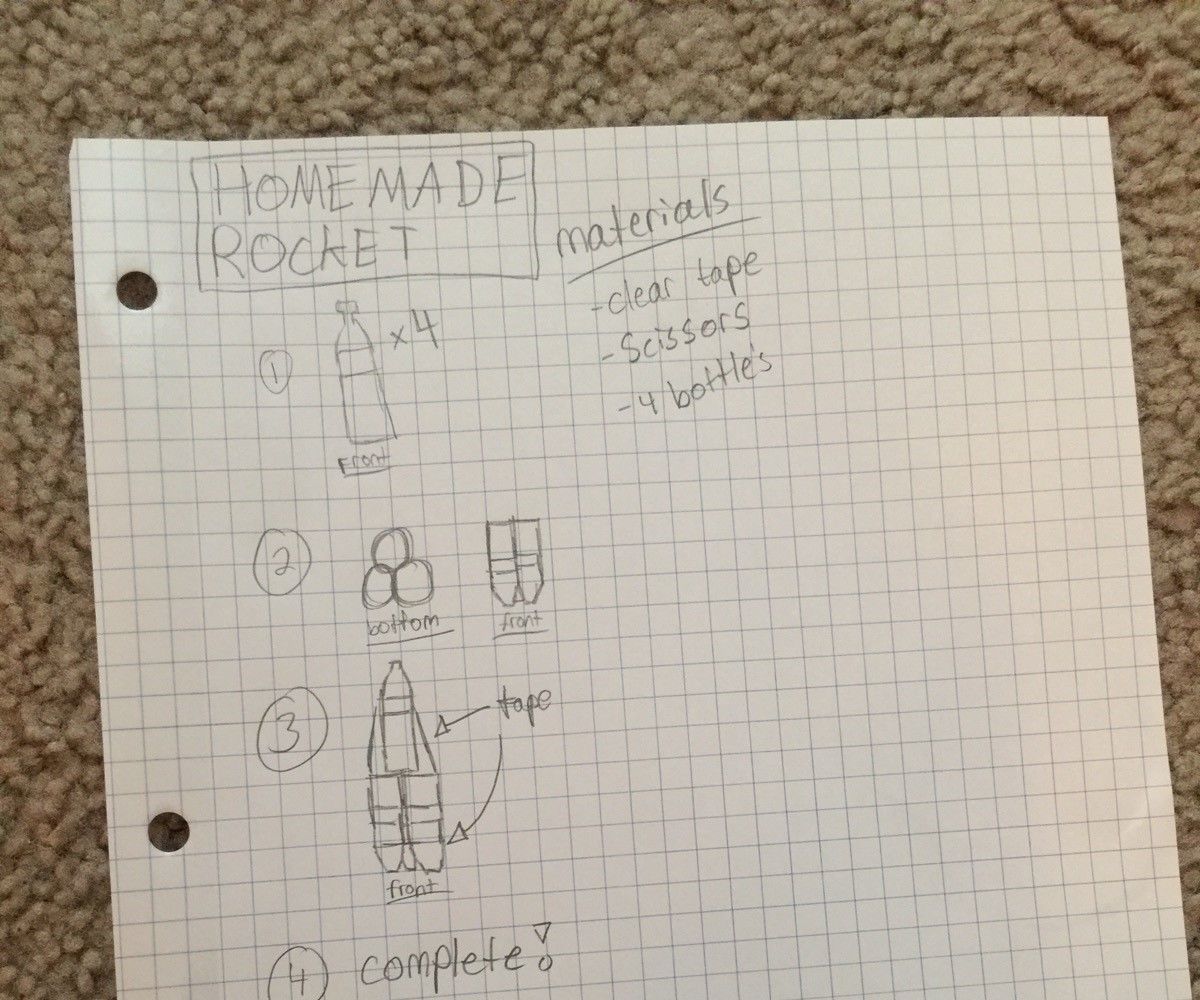 Homemade Rocket : 3 Steps - Instructables