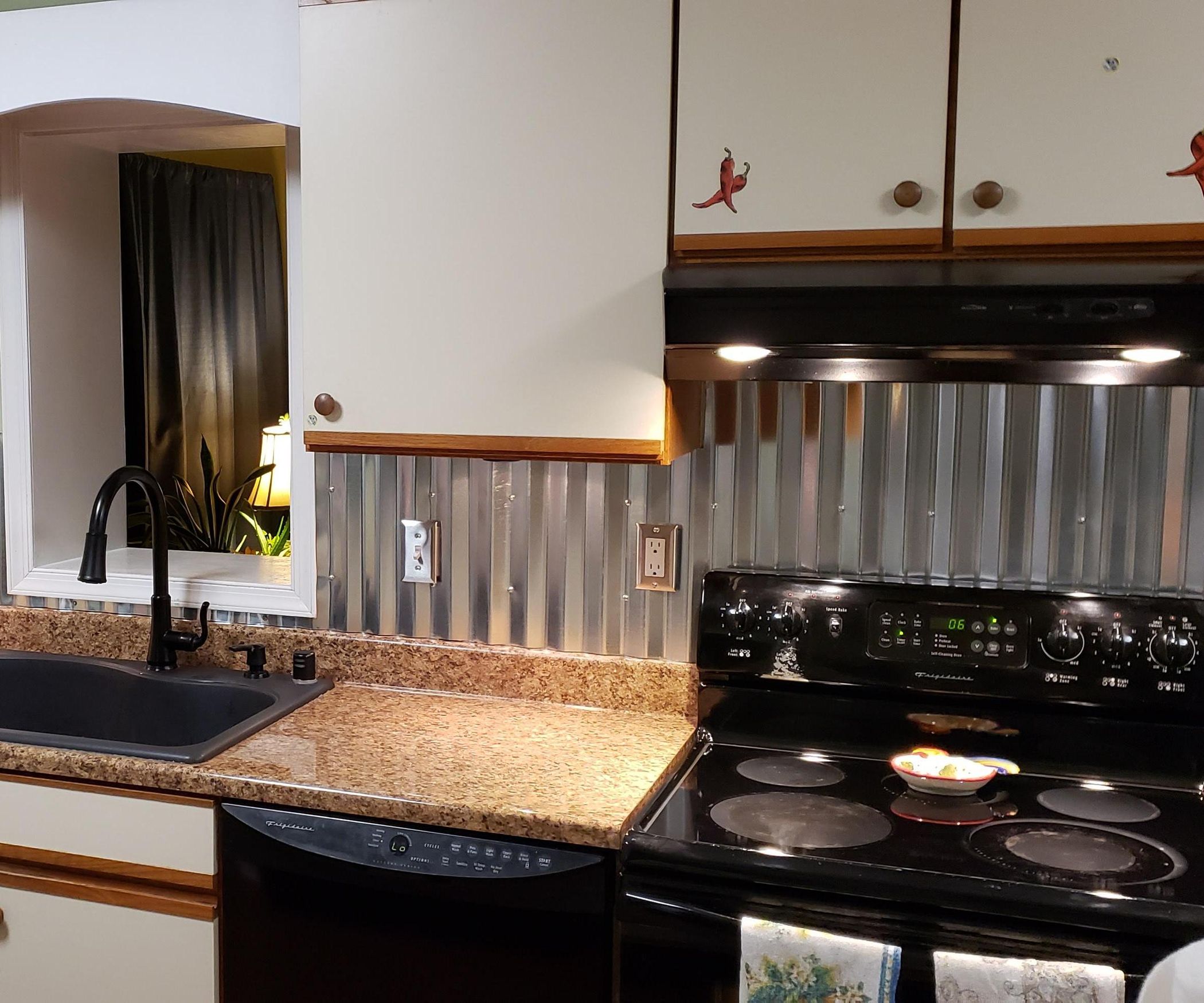 Corragted Pictures Of Kitchens In Galvanized Metal