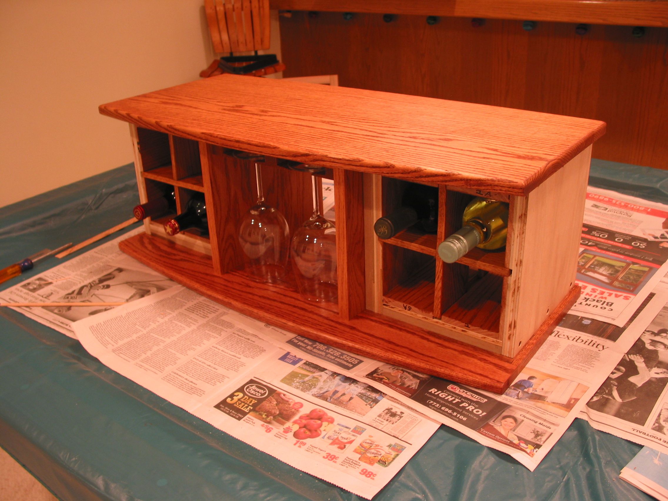 How to Build a Custom Wine & Liquor Cabinet : 7 Steps (with Pictures ...