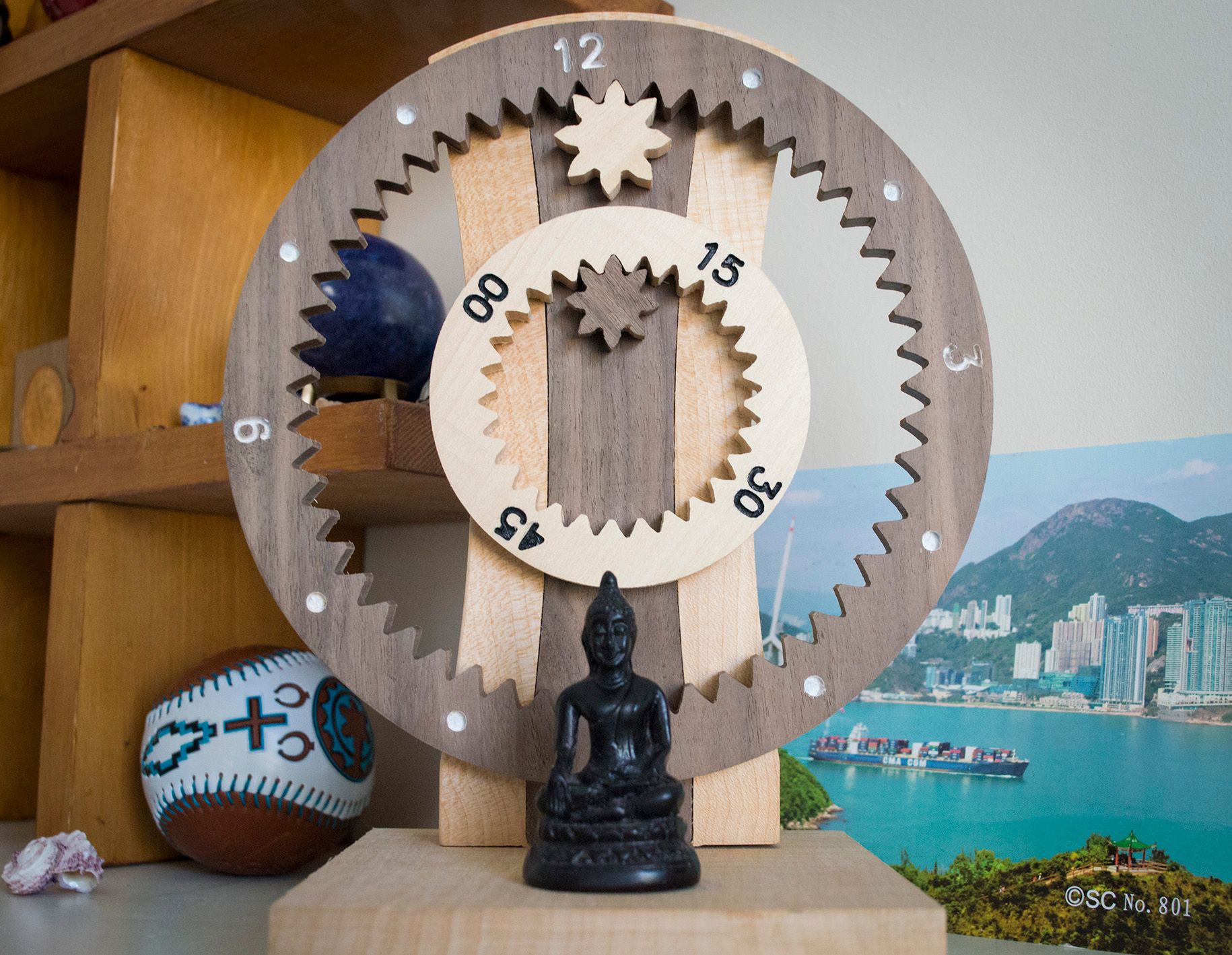 Hanging Gear Clock : 7 Steps (with Pictures) - Instructables