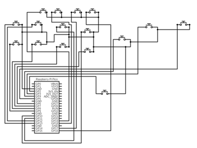 Leverless Arcade Controller Using a Raspberry Pi Pico : 4 Steps - Instructables