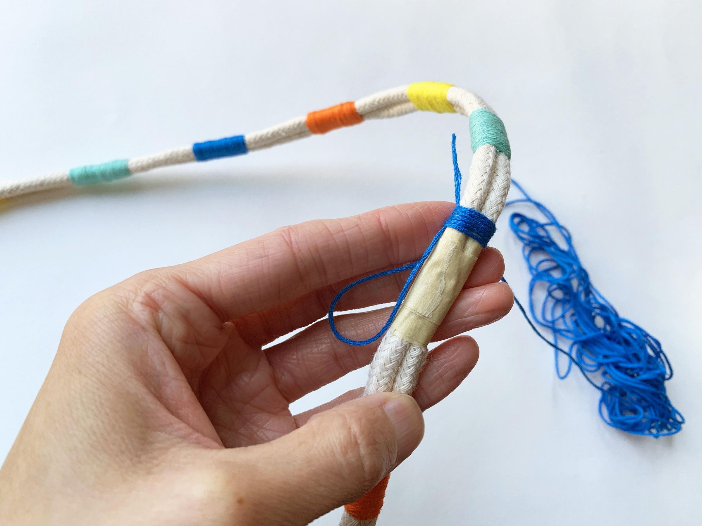 Colorful Rope Macrame Knot Necklace With Tassel : 8 Steps (with ...