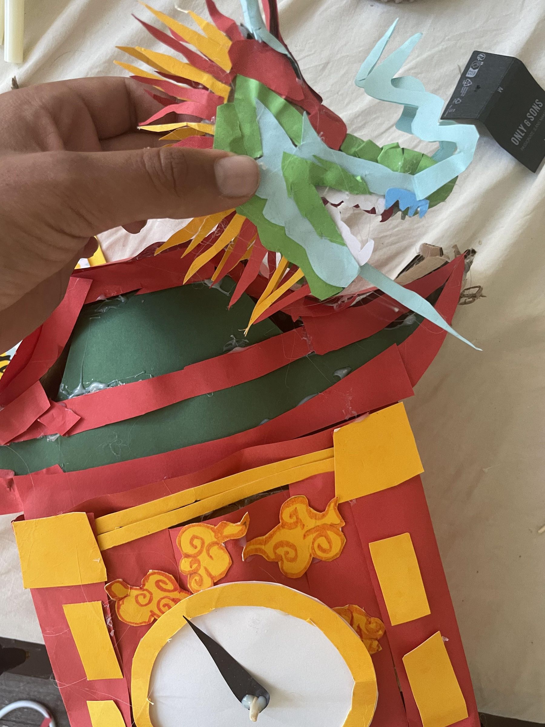 DIY Chinese-Style Cardboard Mechanical Clock (Partially Functional) : 8 ...