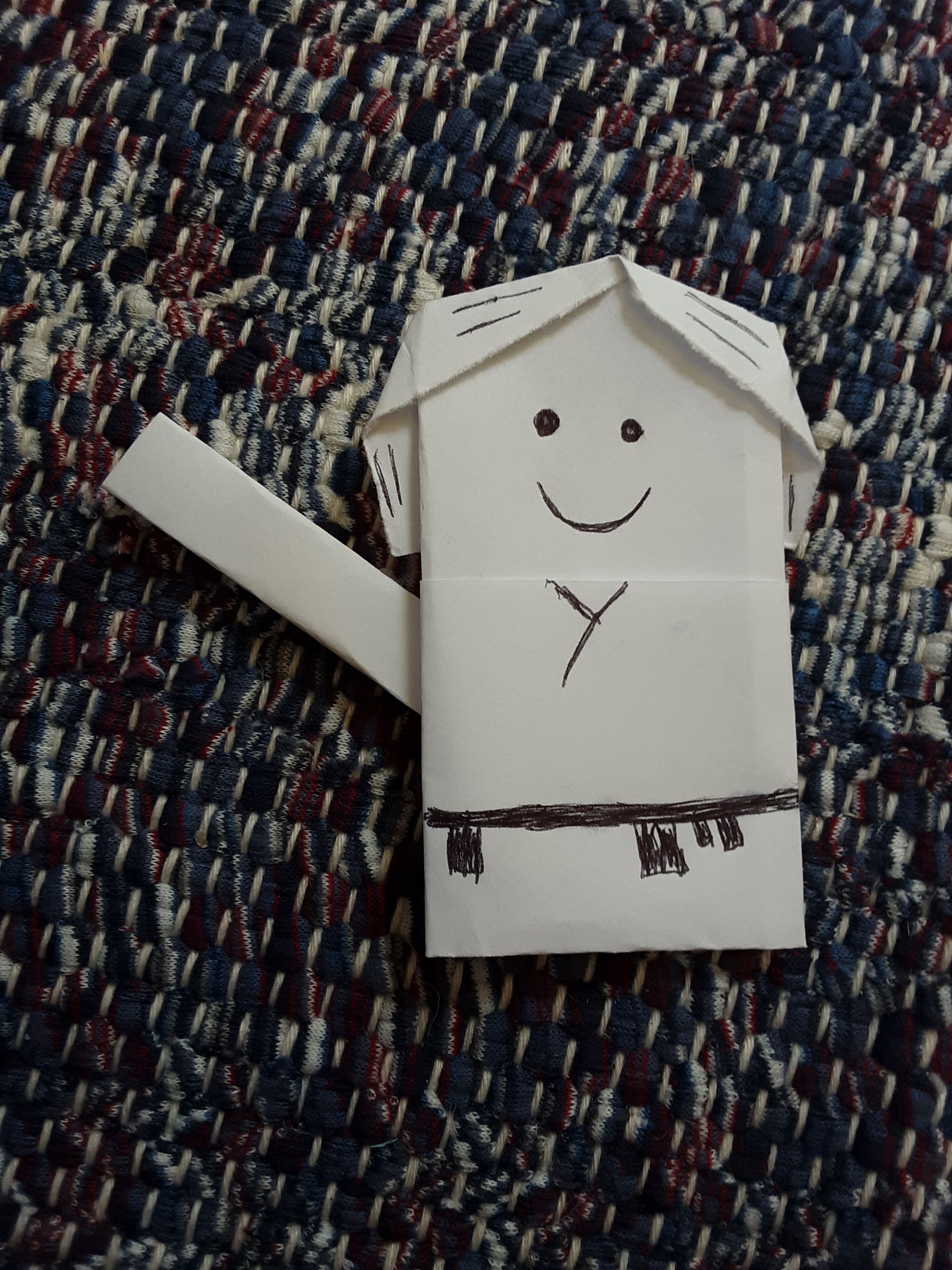 Paper Origami Luke Skywalker With Lightsaber : 3 Steps - Instructables