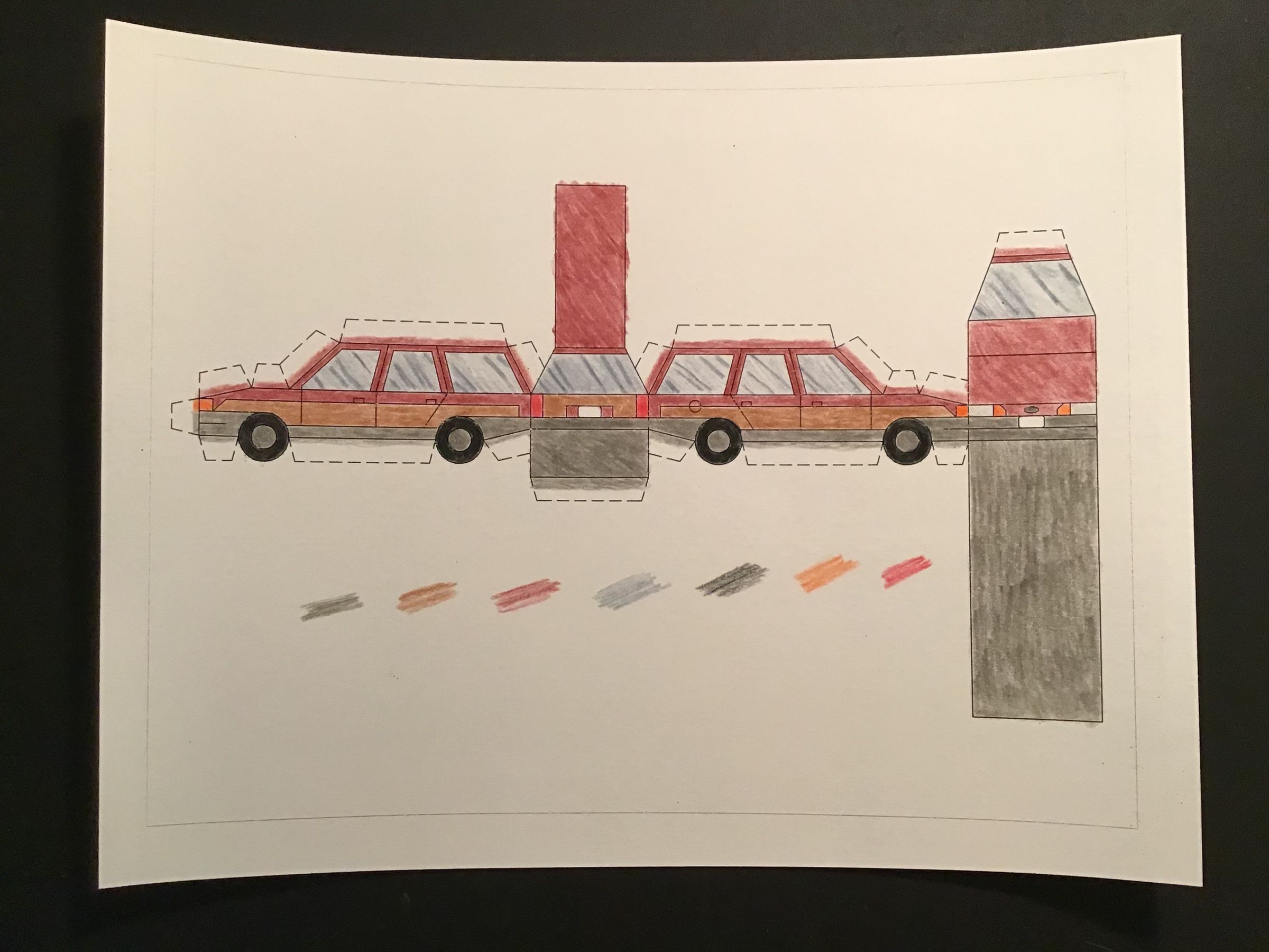 Christmas Vacation Papercraft Station Wagon : 22 Steps (with Pictures ...
