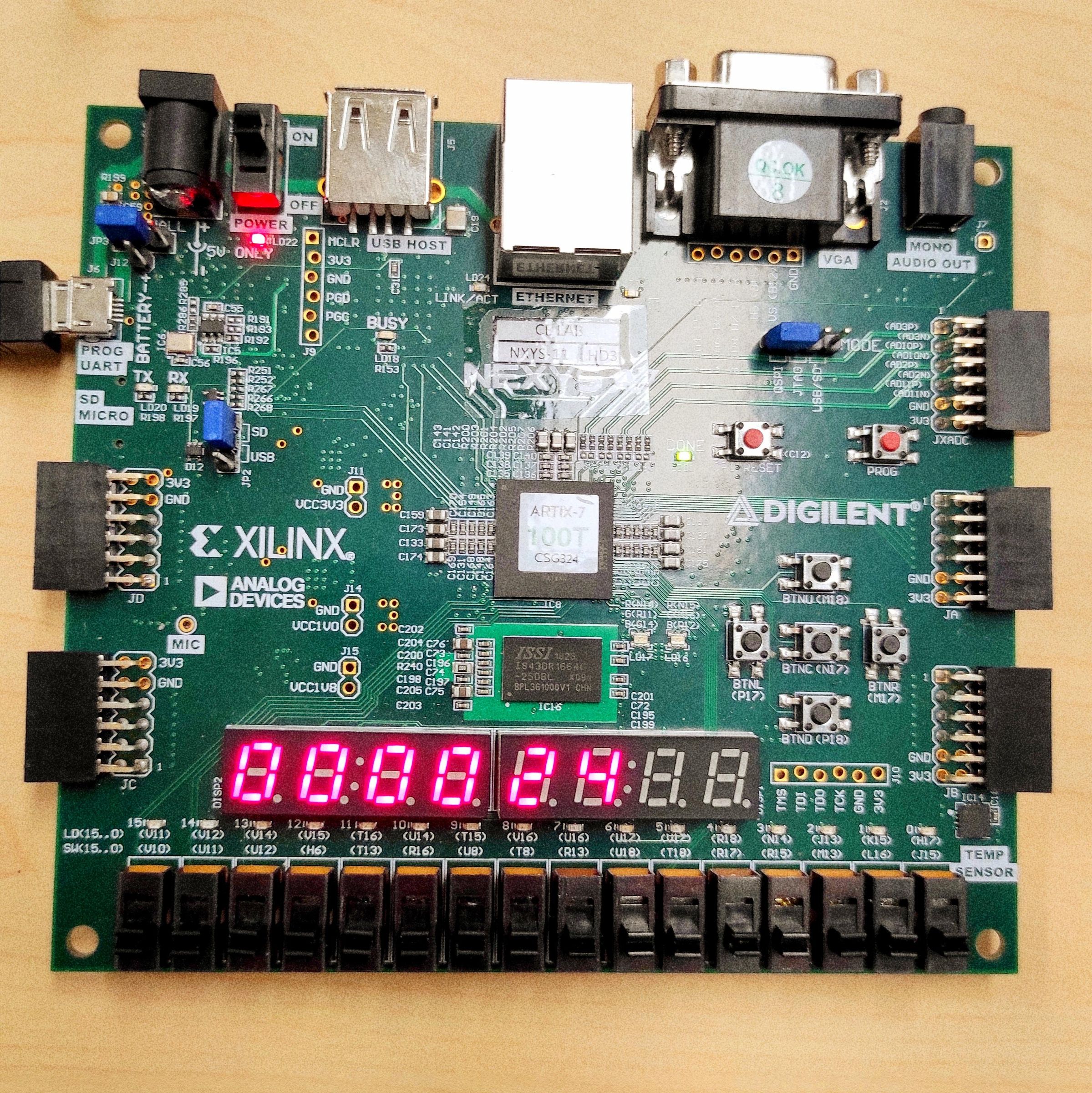 DIGITAL CLOCK FPGA : 9 Steps - Instructables