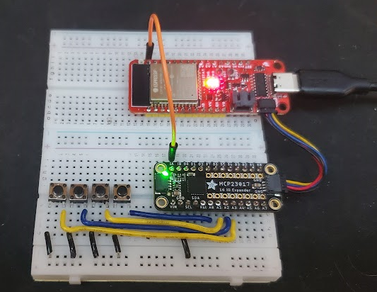 Adding Buttons to Your Project With an MCP23017 GPIO Expander and Using ...