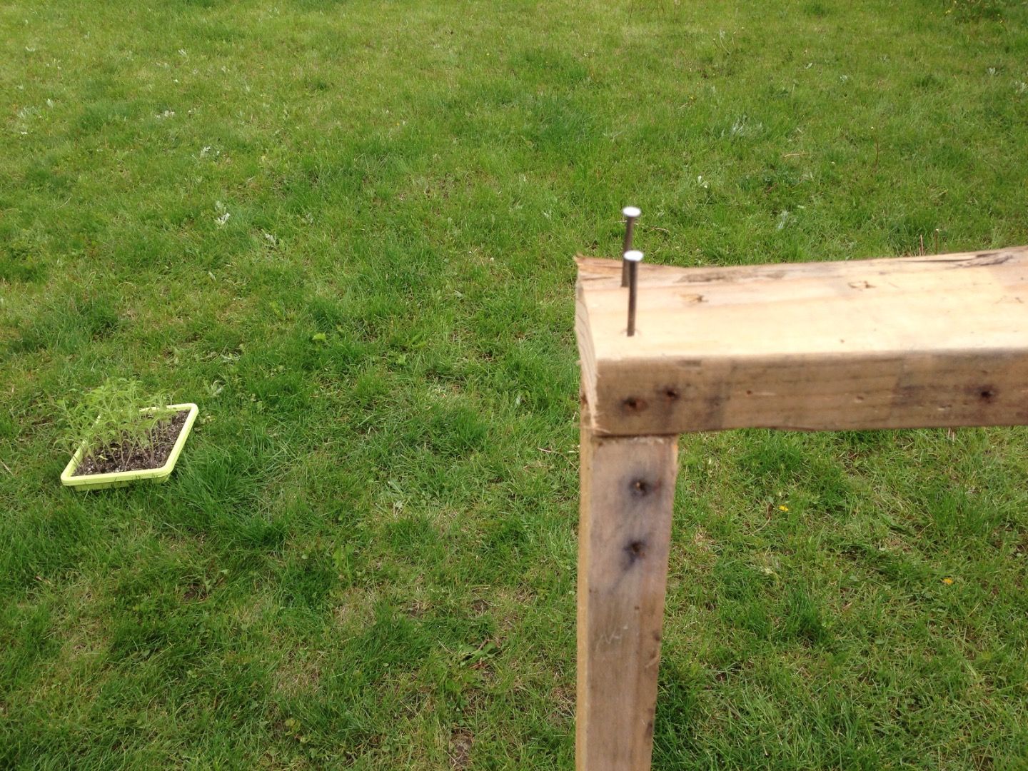 Raised Bed Pallet Planter *Updated August 21st, 2015* : 9 Steps (with ...