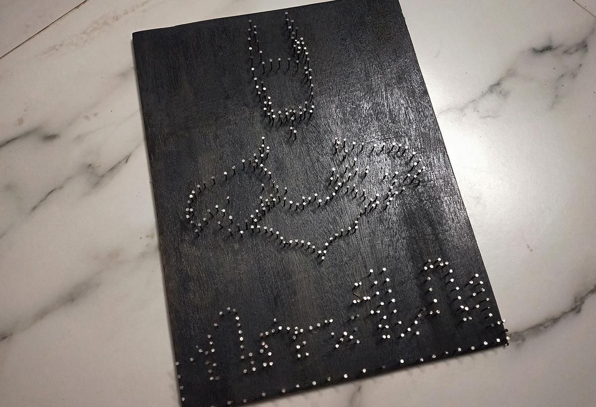 BATMAN | String Art : 6 Steps (with Pictures) - Instructables