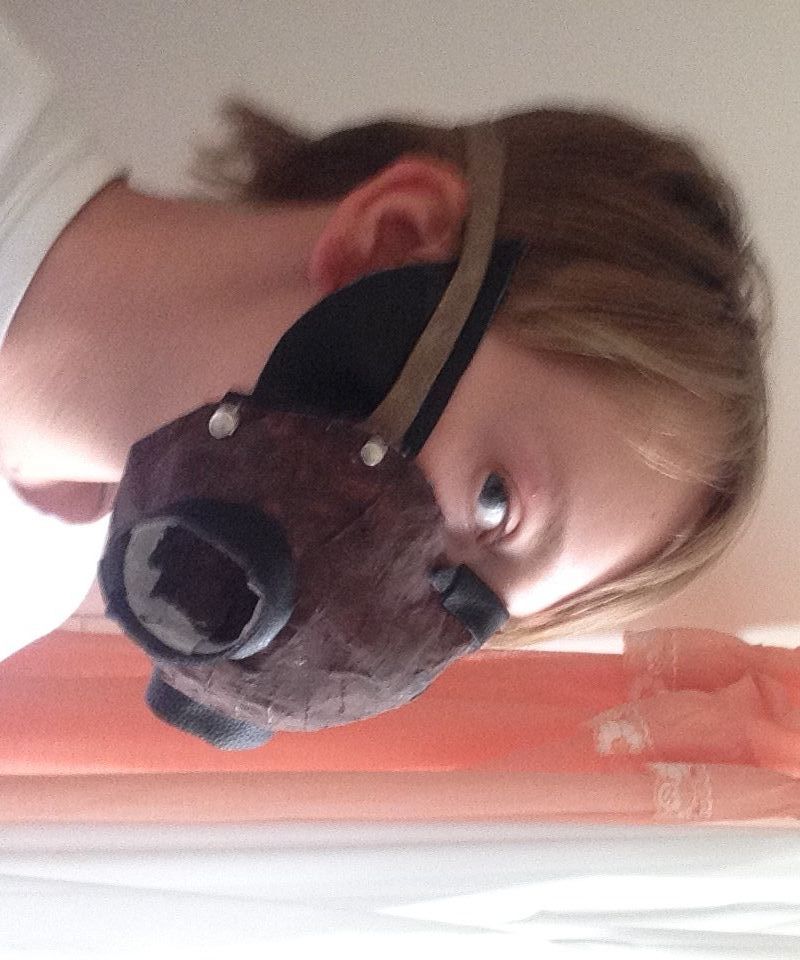 Paper Mache Steampunk Gas Mask : 6 Steps (with Pictures) - Instructables