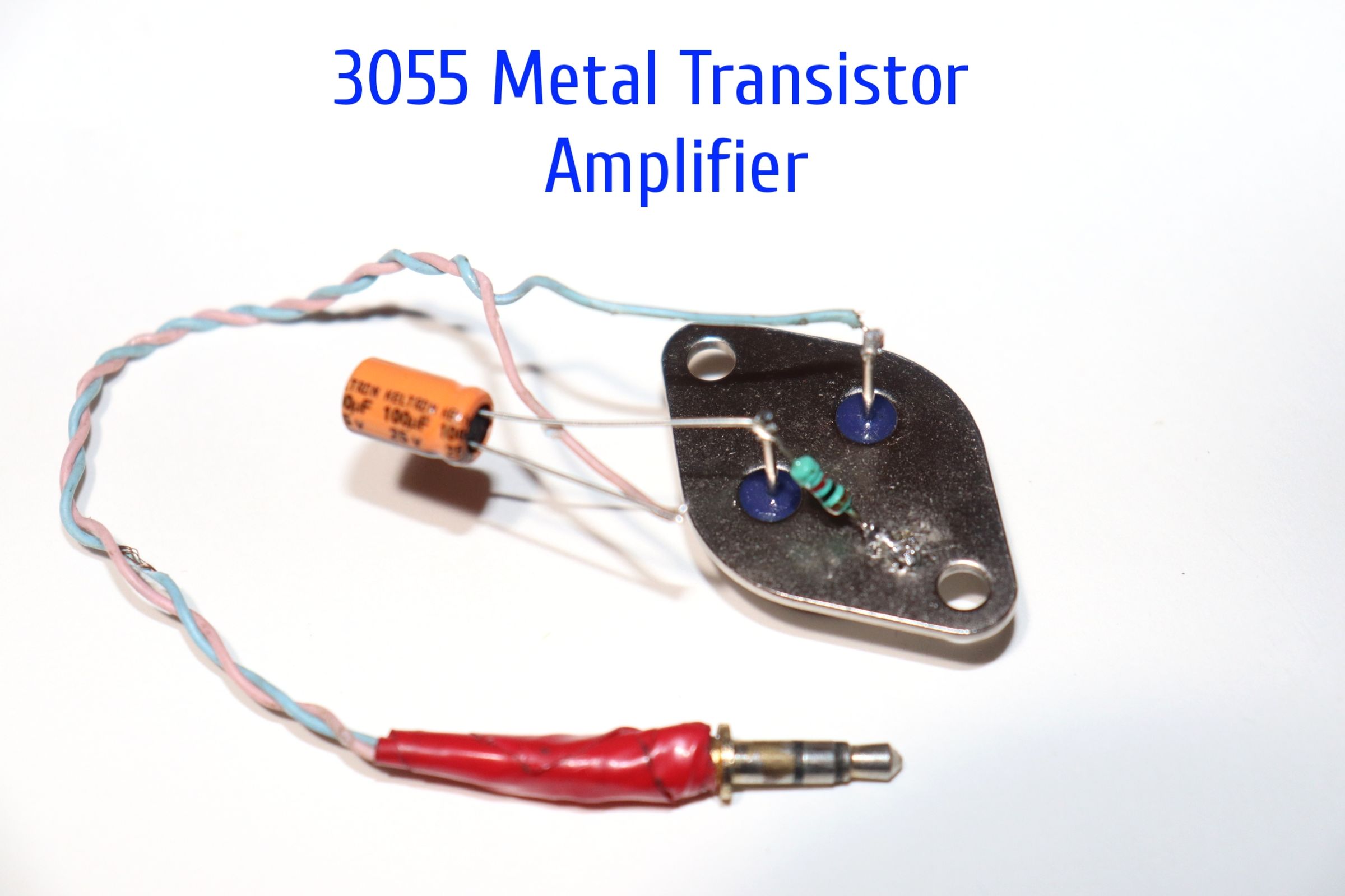 How to Make 3055 Transistor to Audio Amplifier : 8 Steps - Instructables