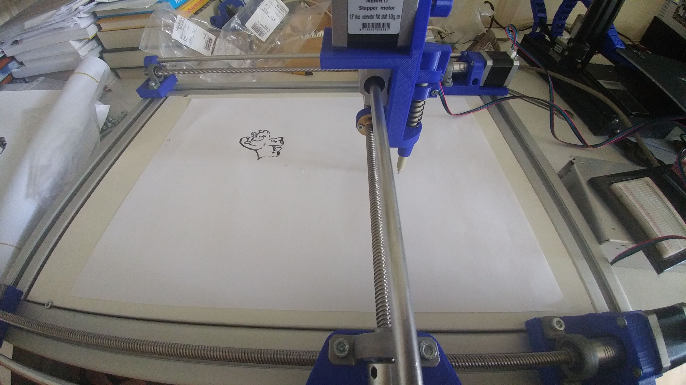 Plotter, X-y-machine, Printer : 9 Steps - Instructables