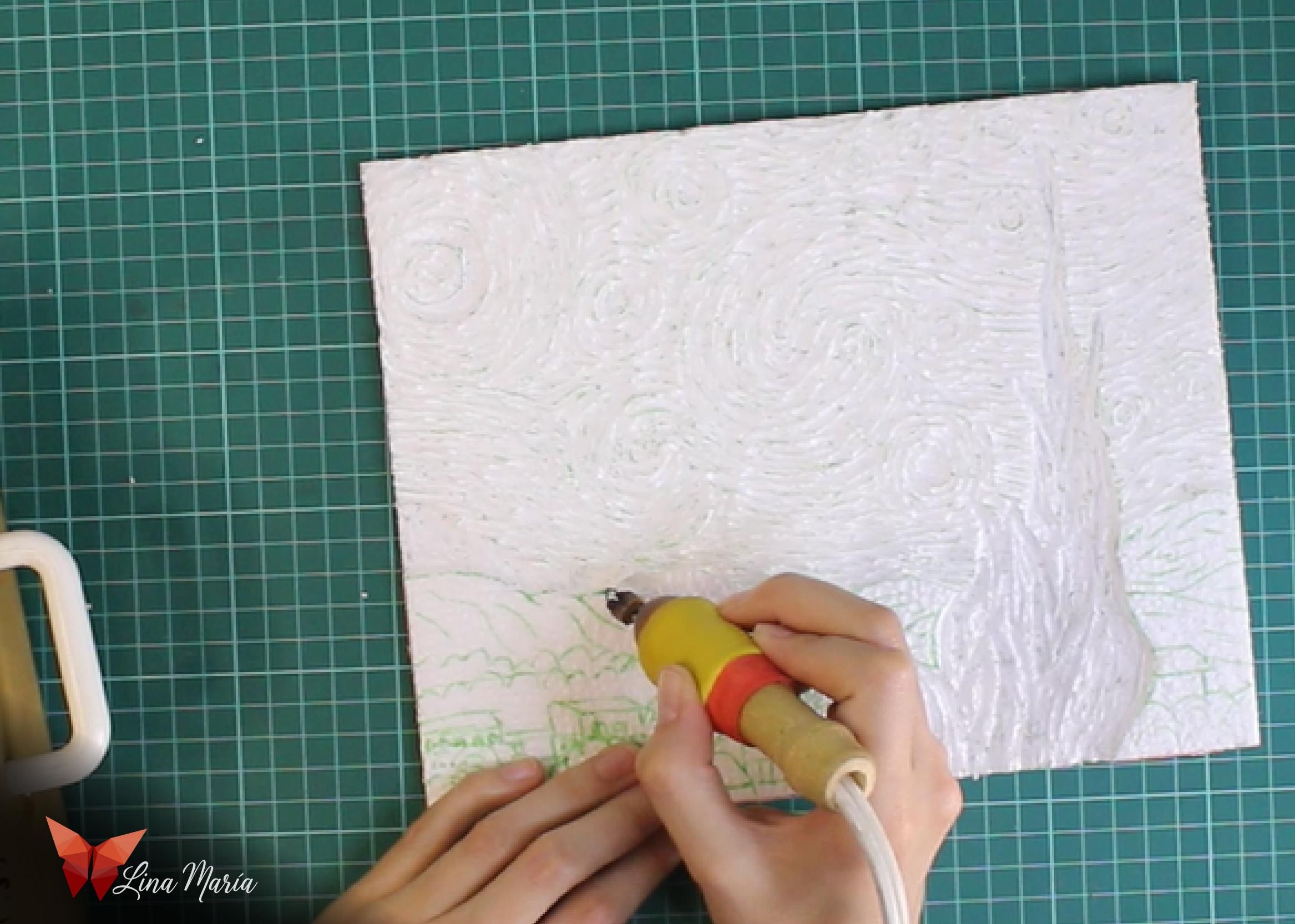 DIY Relief Painting - Starry Night : 25 Steps (with Pictures ...