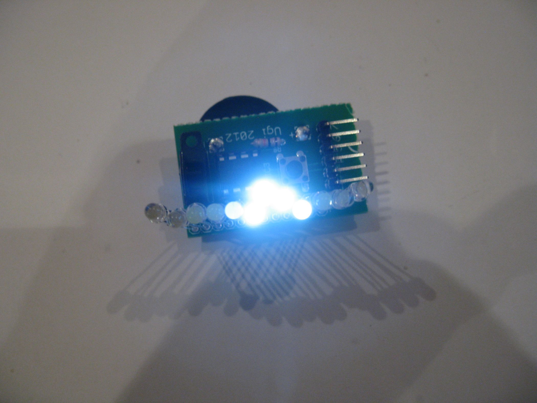 Tiny Wearable LED Kit - 12 PWM LEDs From a Reprogramable ATtiny85 : 8 ...