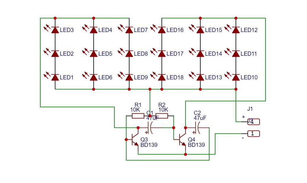 Dual Channel LED Flasher Circuit : 10 Steps (with Pictures) - Instructables