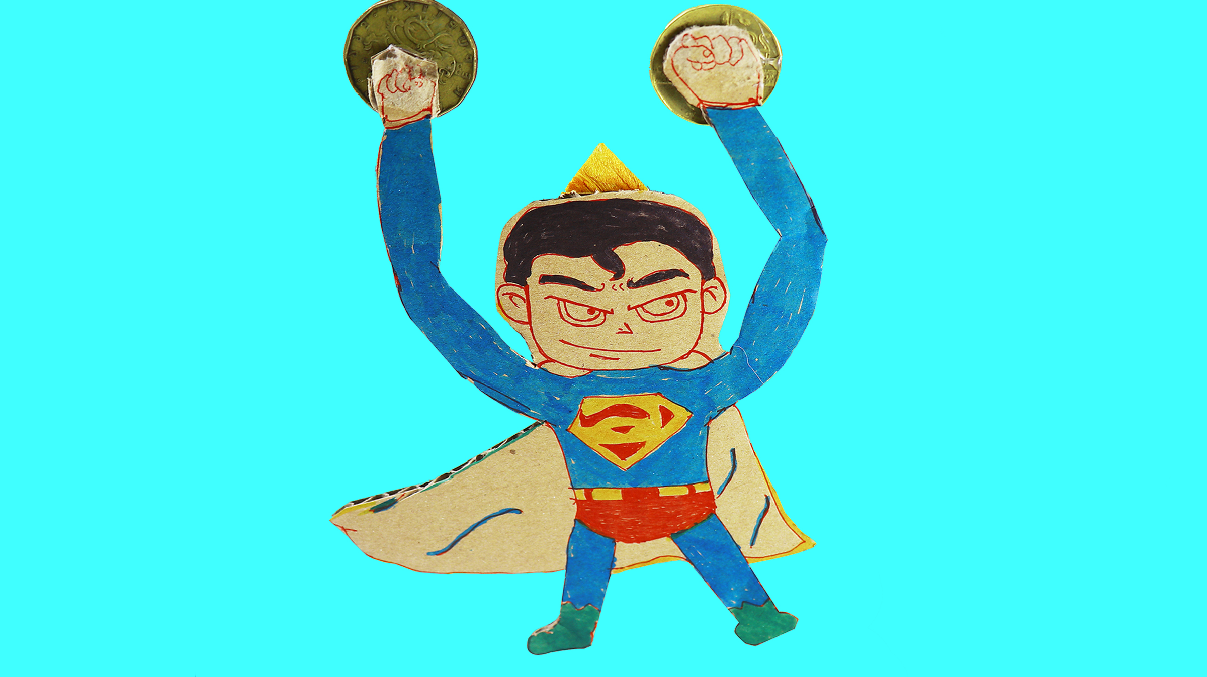 Make MAGIC SUPERMAN Balance From Cardboard : 7 Steps (with Pictures ...